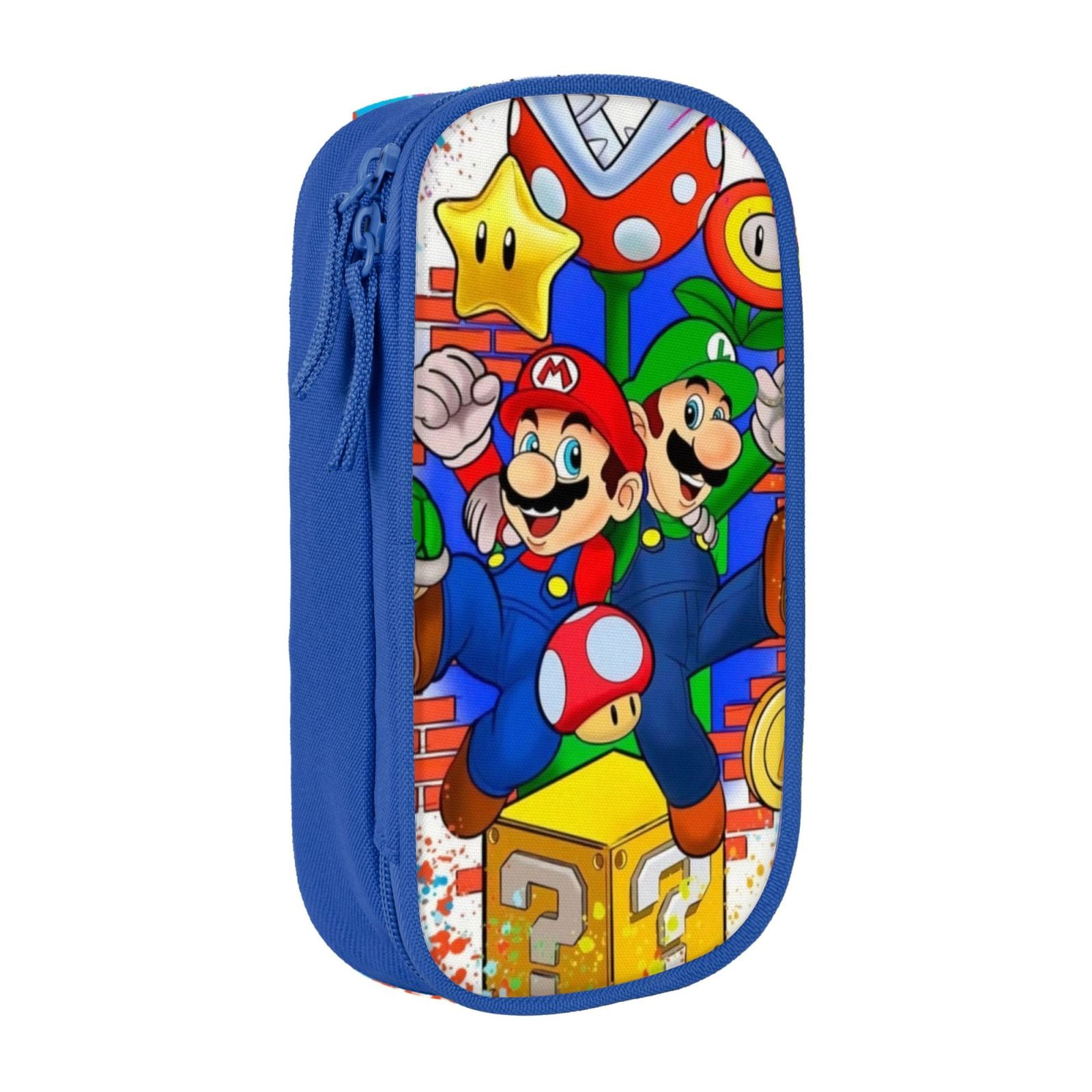 Super Mario Luigi Pencil Case,Pencil Pouch,Big Pencil Bag Pouch Box ...