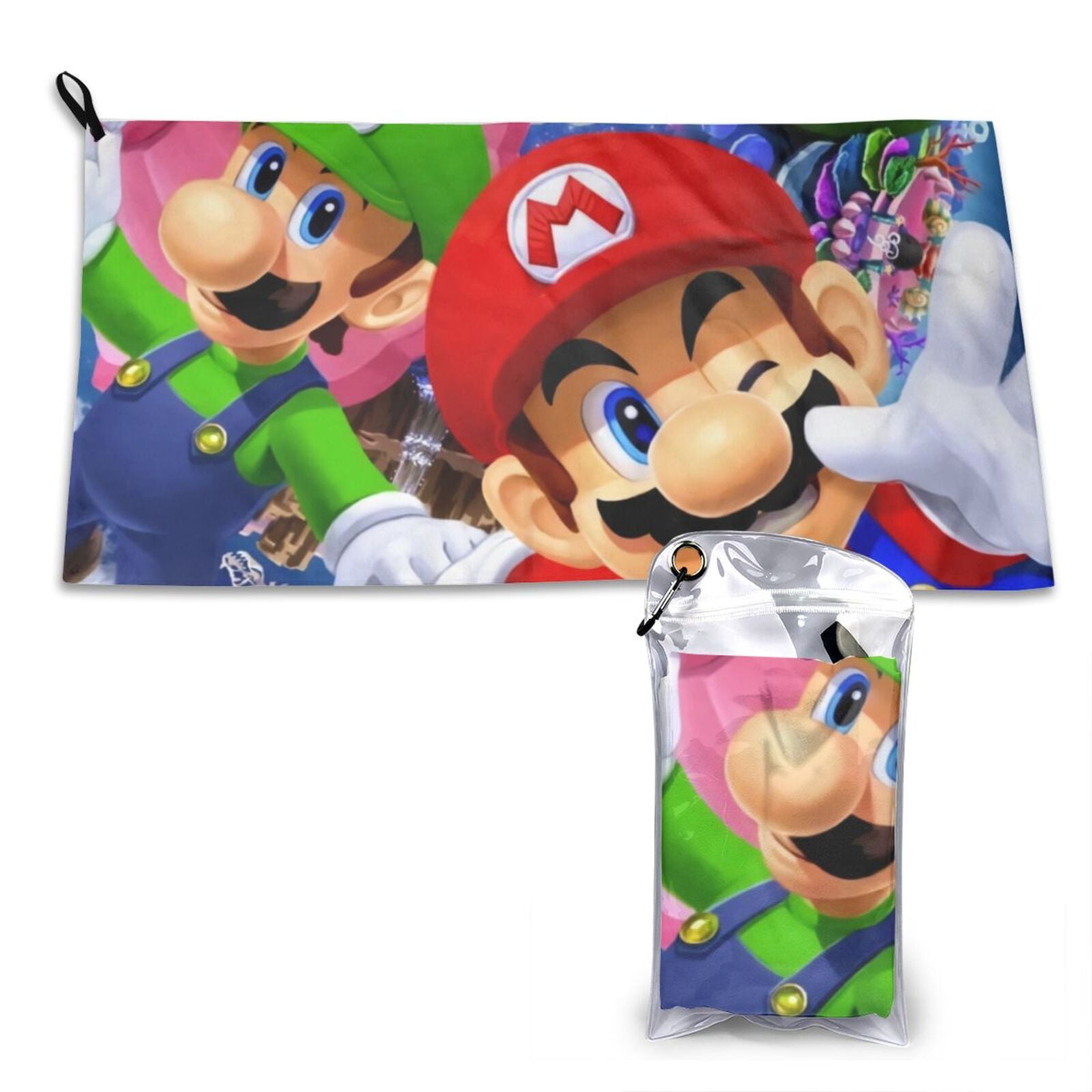Super Mario Luigi Princess Peach 54 Quick Dry Towel 16x31.5in ...