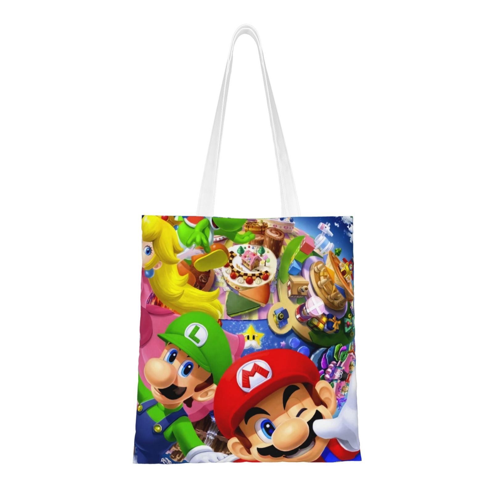 Super Mario Luigi Princess Peach 54 Tote Bag For Women Girls Girly ...