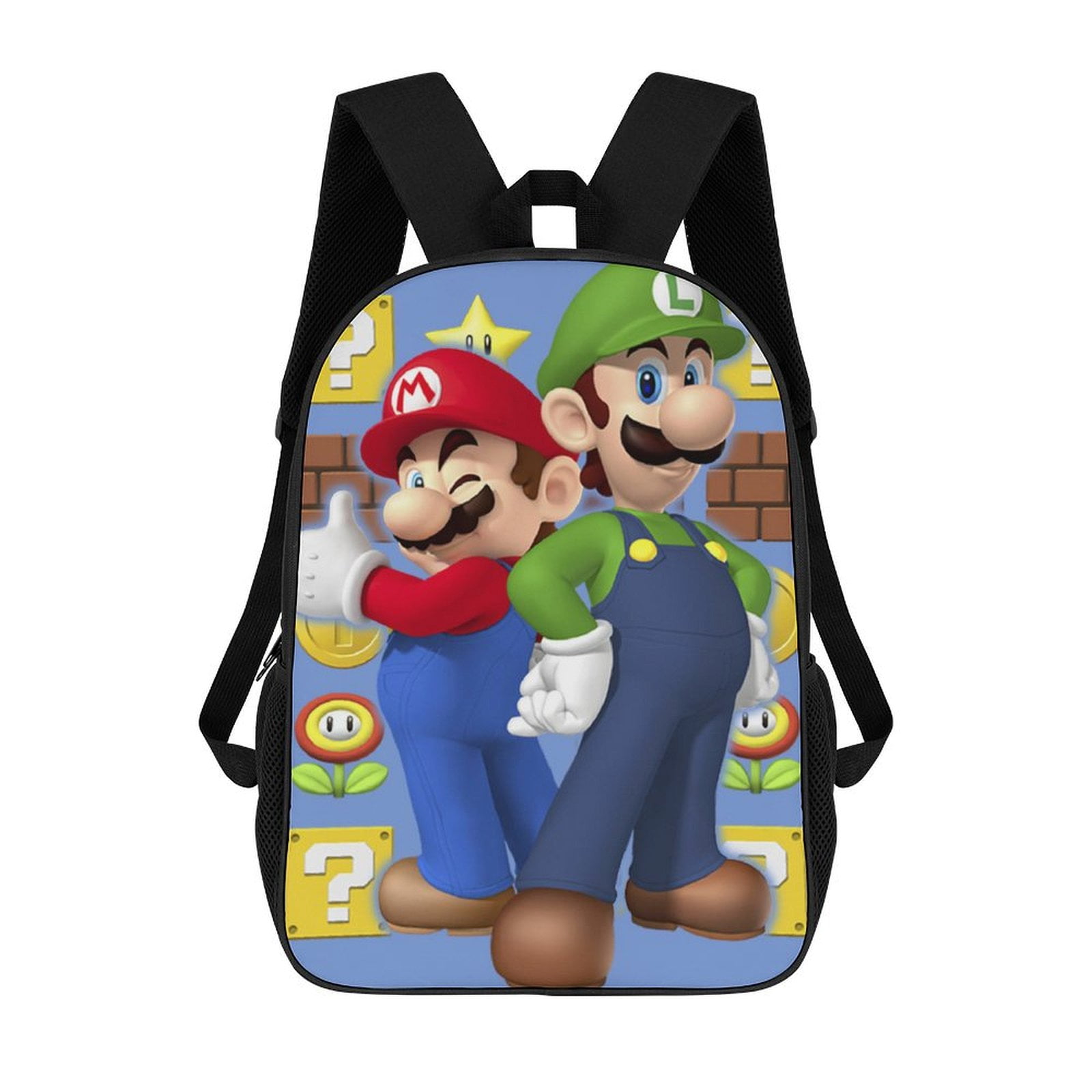 Super Mario Luigi School Bag Backpack Multipurpose Daypack Adjustable ...