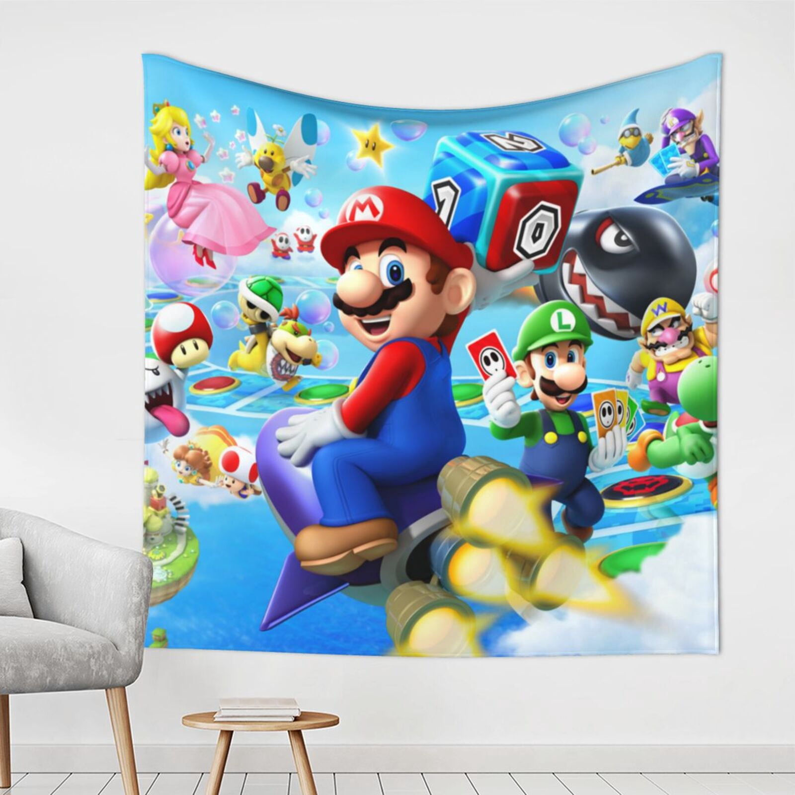 Super Mario Luigi Tapestry Decoration Luxury Wall Hanging Tapestries ...