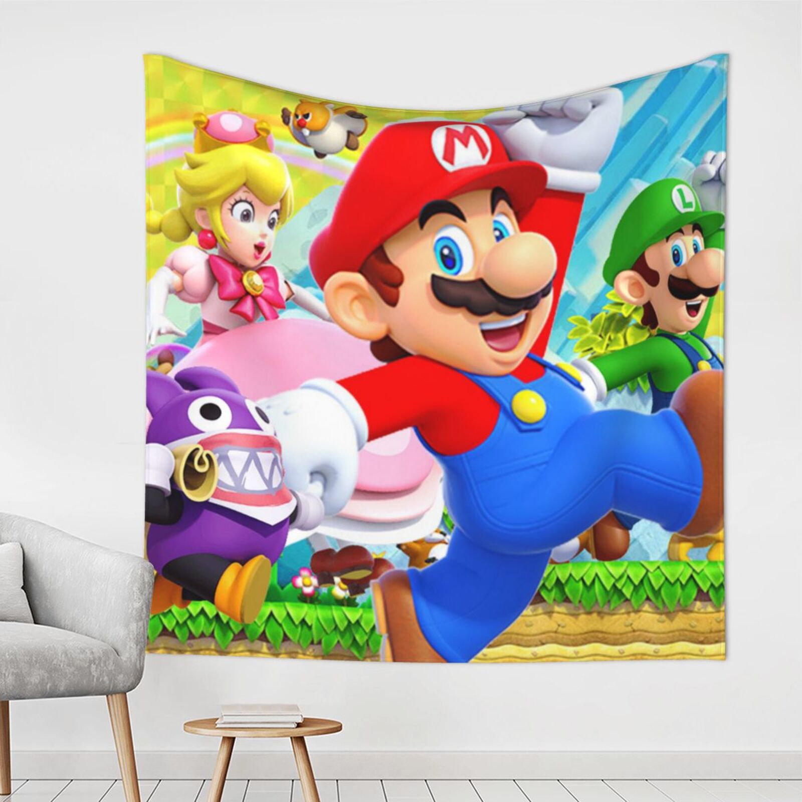 Super Mario Luigi Tapestry Decoration Luxury Wall Hanging Tapestries ...