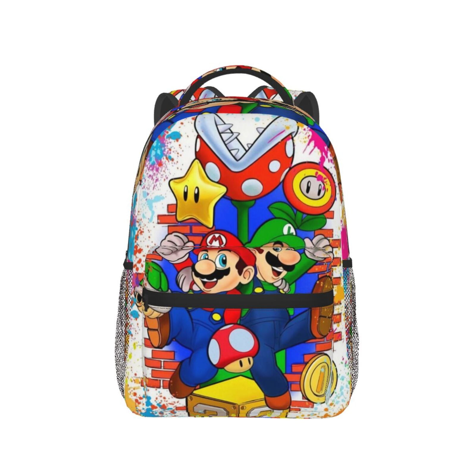 Super Mario Luigi Travel Backpack,Carry On Backpack Personal Item ...
