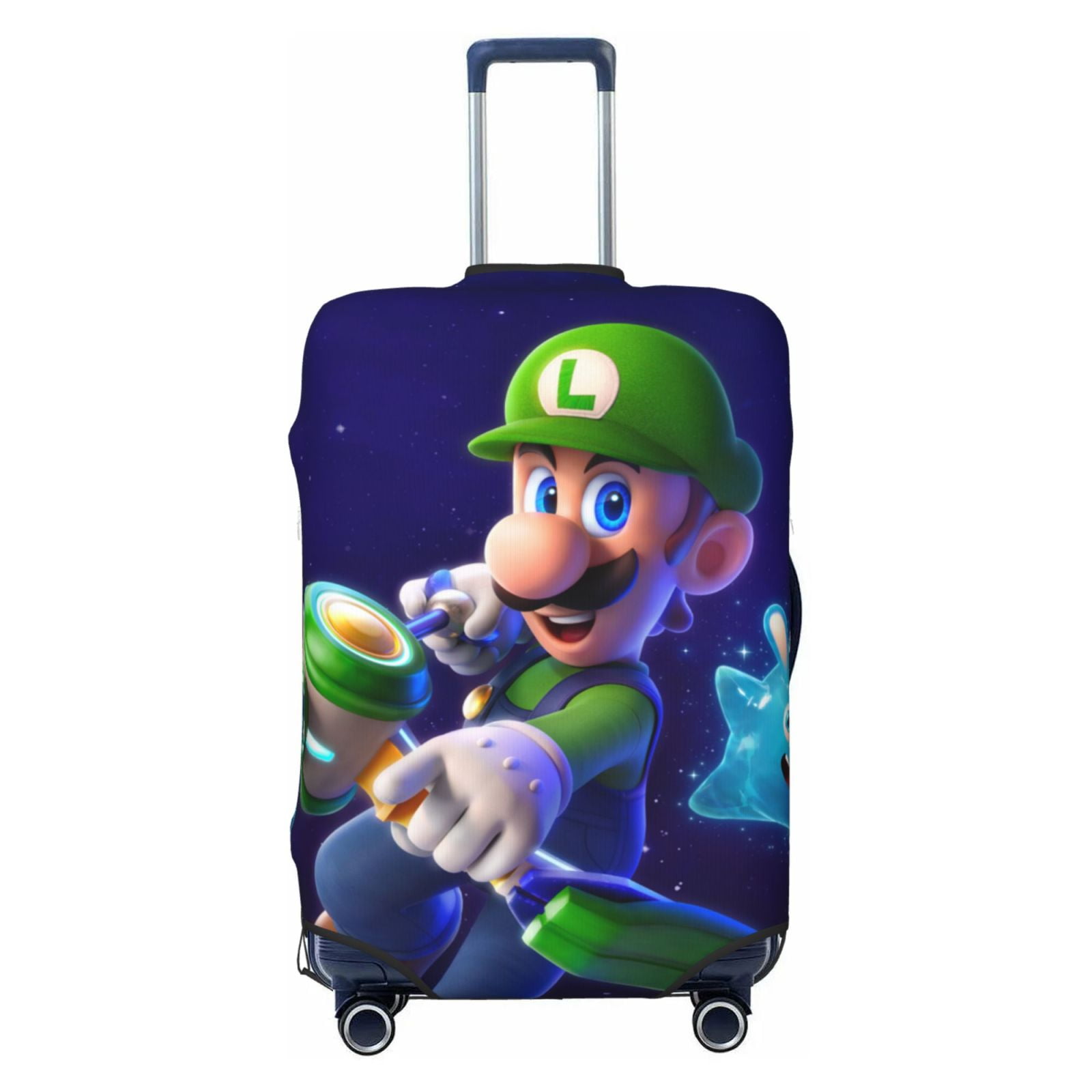 Super Mario Luigi Travel Luggage Cover Suitcase Protector Anti Scratch ...