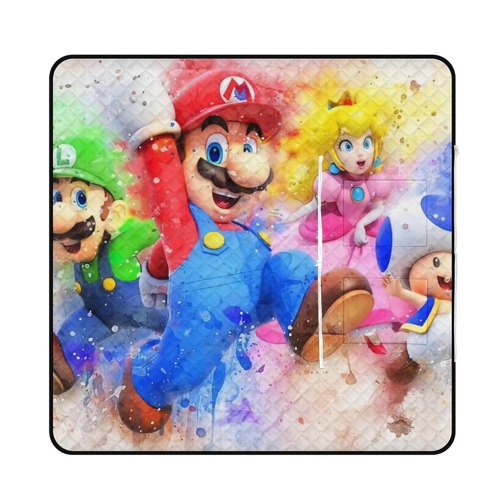 Super Mario Luigi Watercolor Picnic Blankets 59"x59" Extra Large ...
