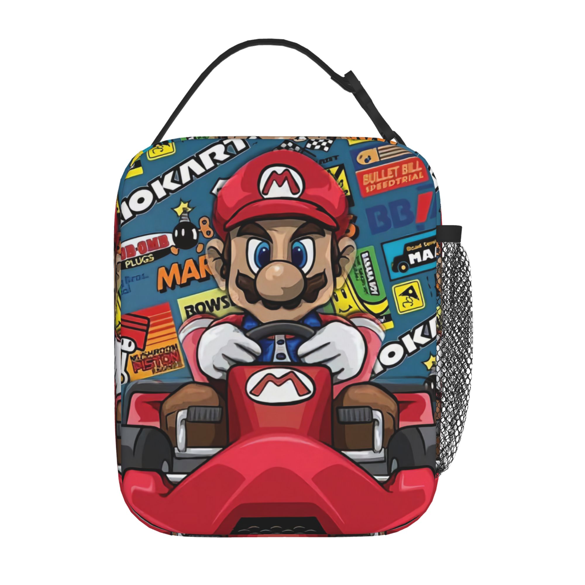 Super Mario Lunch Bag Lunch Bag Portable Leakproof Insulated Cooler ...