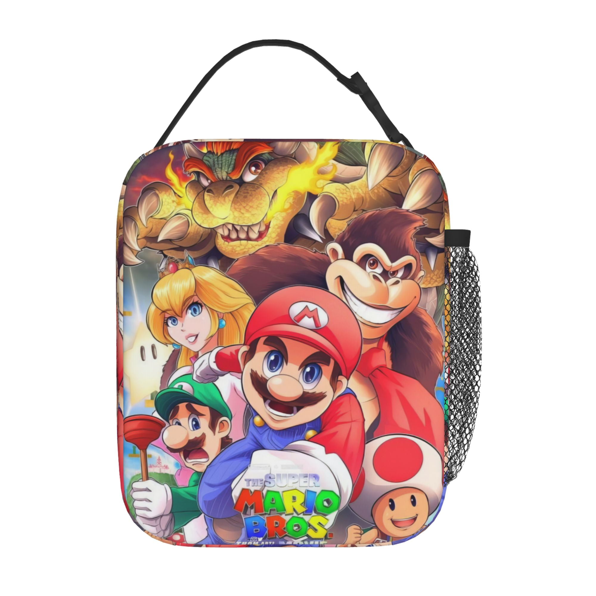 Super Mario Lunch Bag Lunch Bag Portable Leakproof Insulated Cooler ...