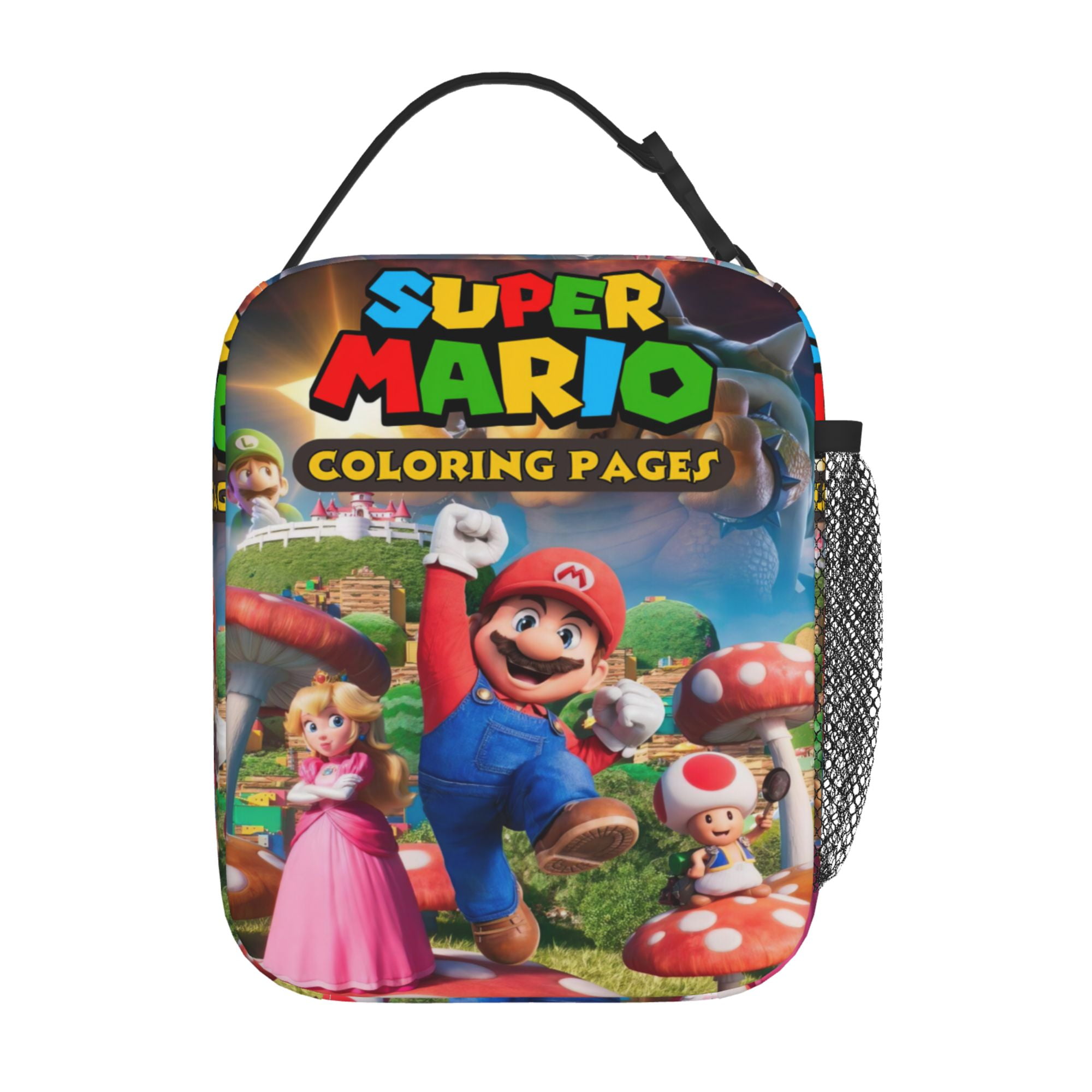 Super Mario Lunch Bag Lunch Bag Portable Leakproof Insulated Cooler ...