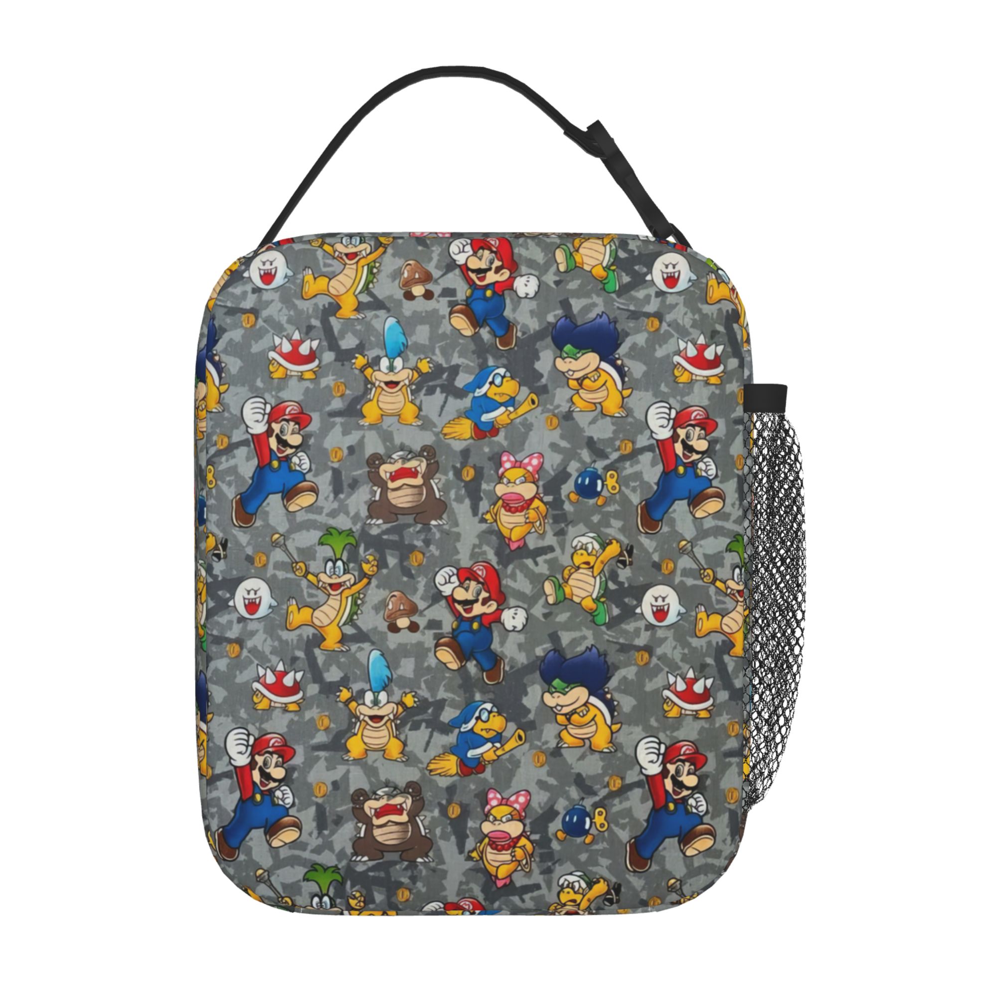 Super Mario Lunch Bag Lunch Bag Portable Leakproof Insulated Cooler ...
