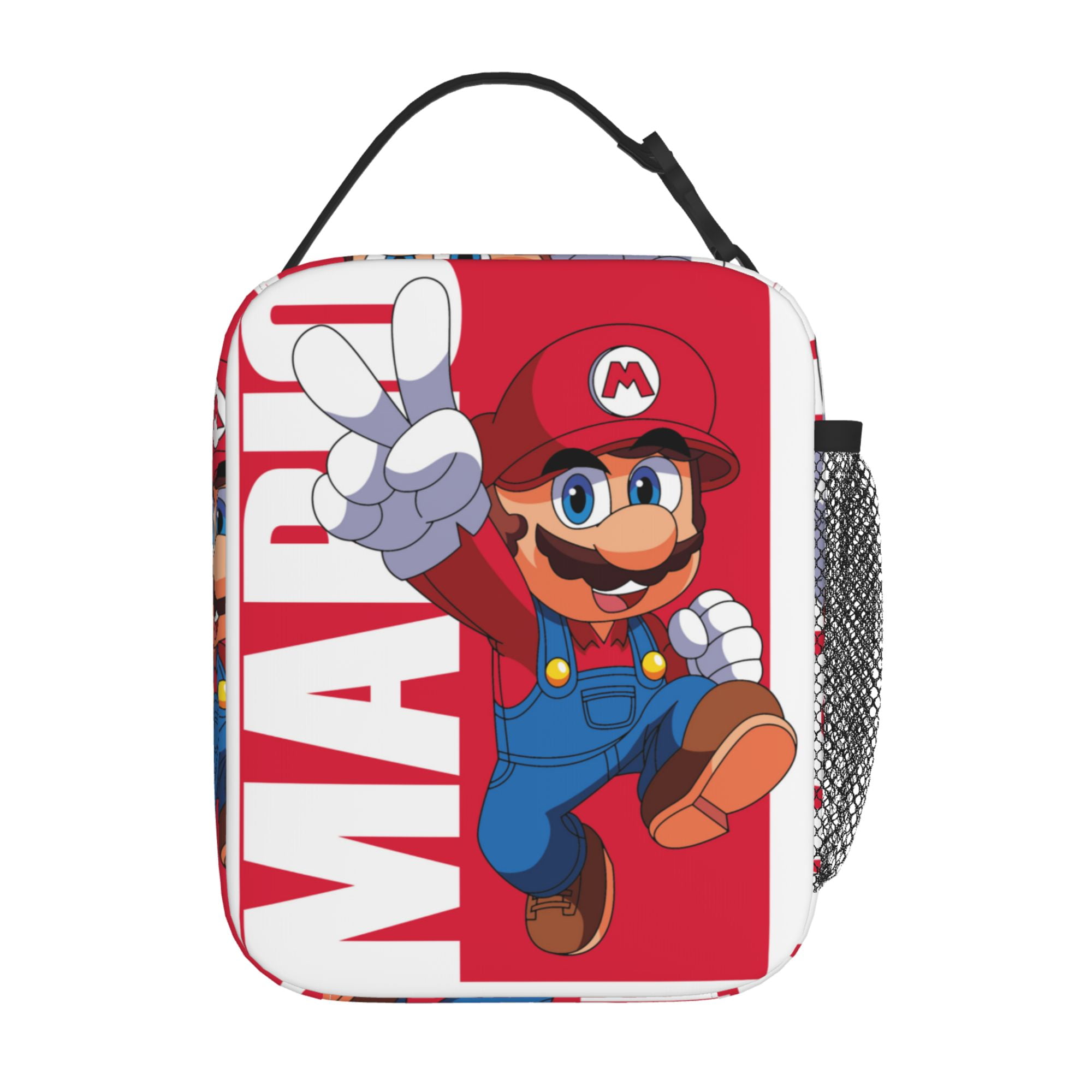 Super Mario Lunch Bag Lunch Bag Portable Leakproof Insulated Cooler ...