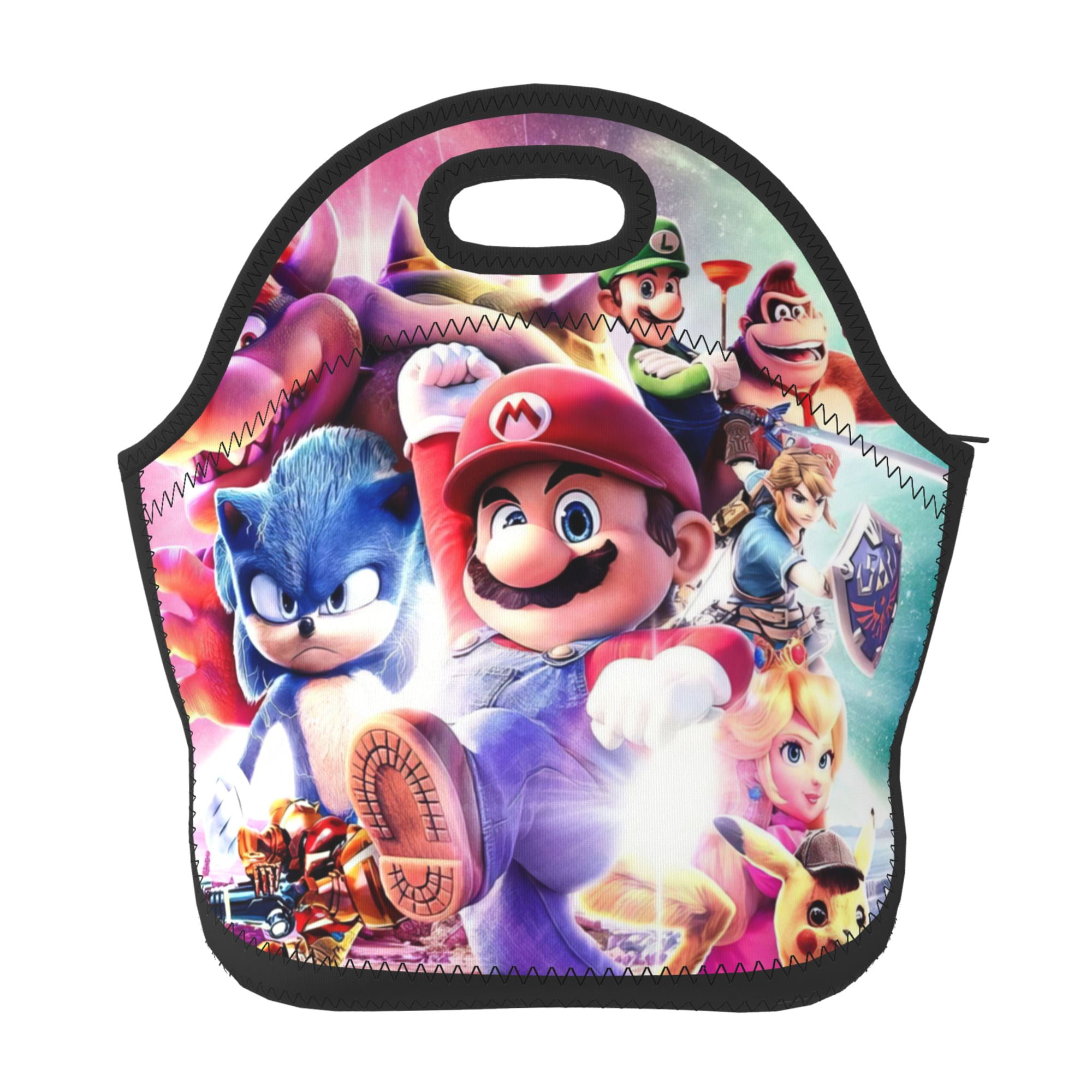 Super Mario Lunch Bag Lunch Box Insulated Neoprene Leakproof Insulated ...