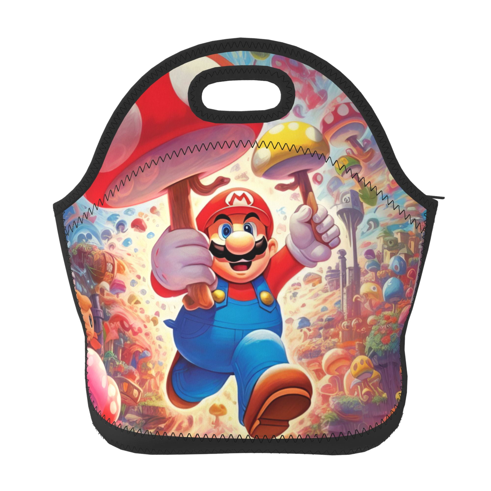 Super Mario Lunch Bag Lunch Box Insulated Neoprene Leakproof Insulated ...