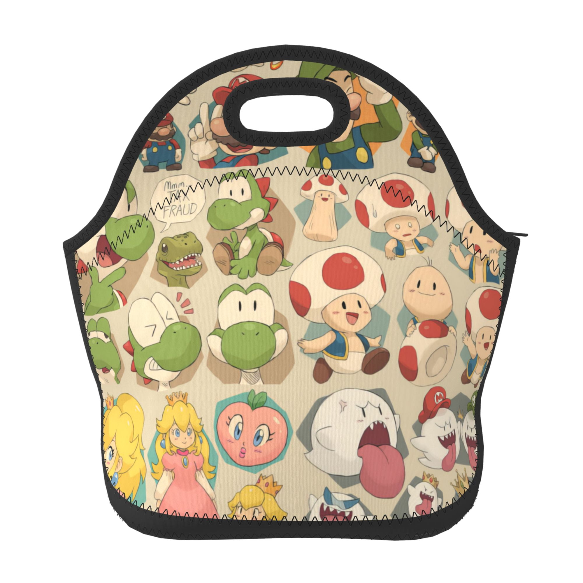 Super Mario Lunch Bag Lunch Box Insulated Neoprene Leakproof Insulated ...