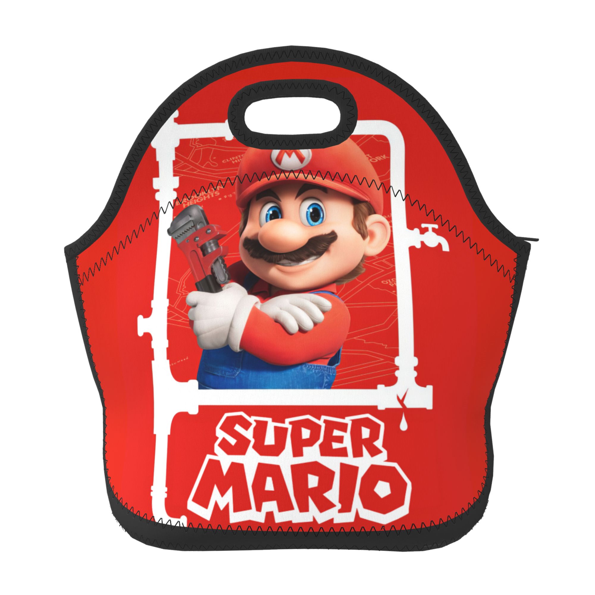 Super Mario Lunch Bag Lunch Box Insulated Neoprene Leakproof Insulated ...