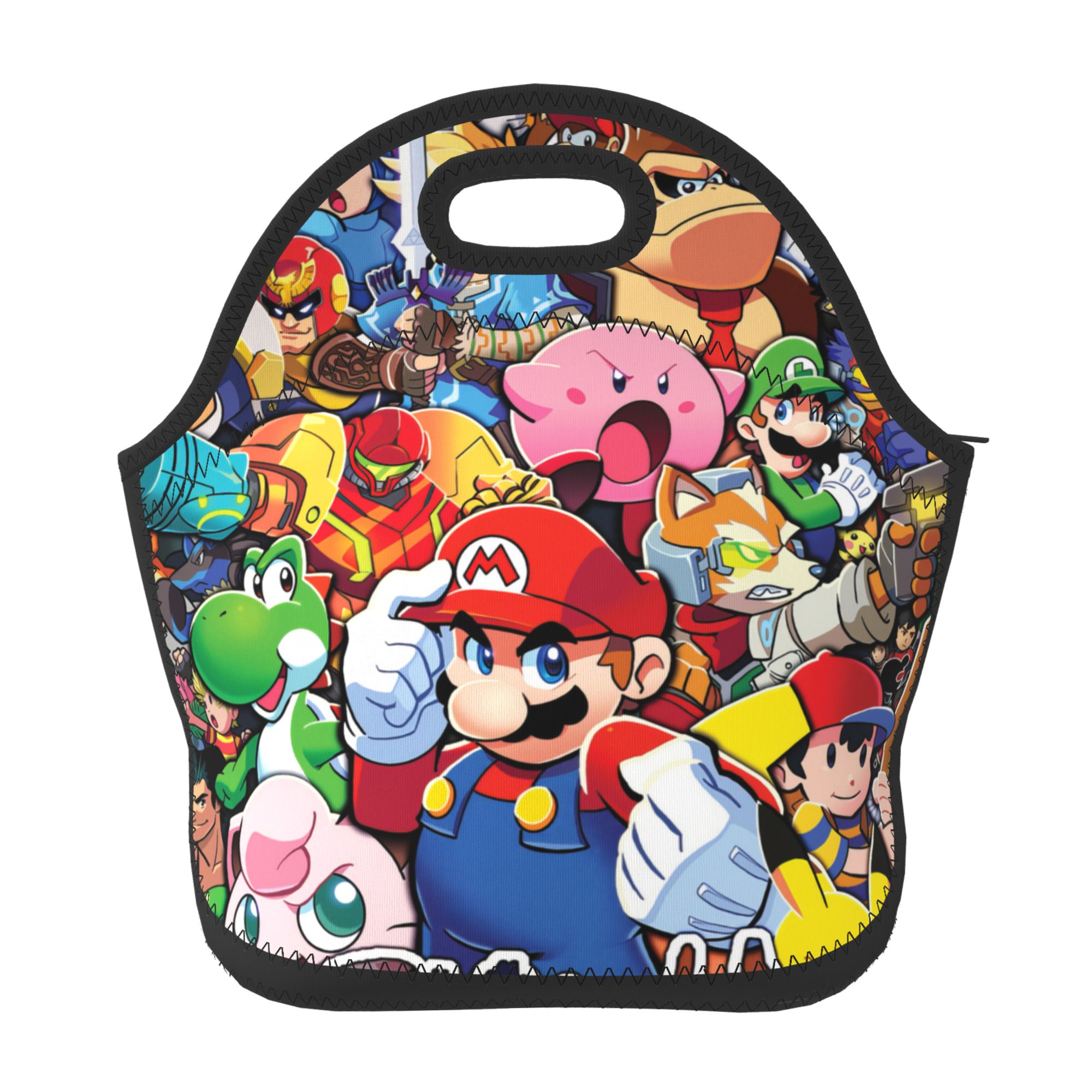 Super Mario Lunch Bag Lunch Box Insulated Neoprene Leakproof Insulated ...