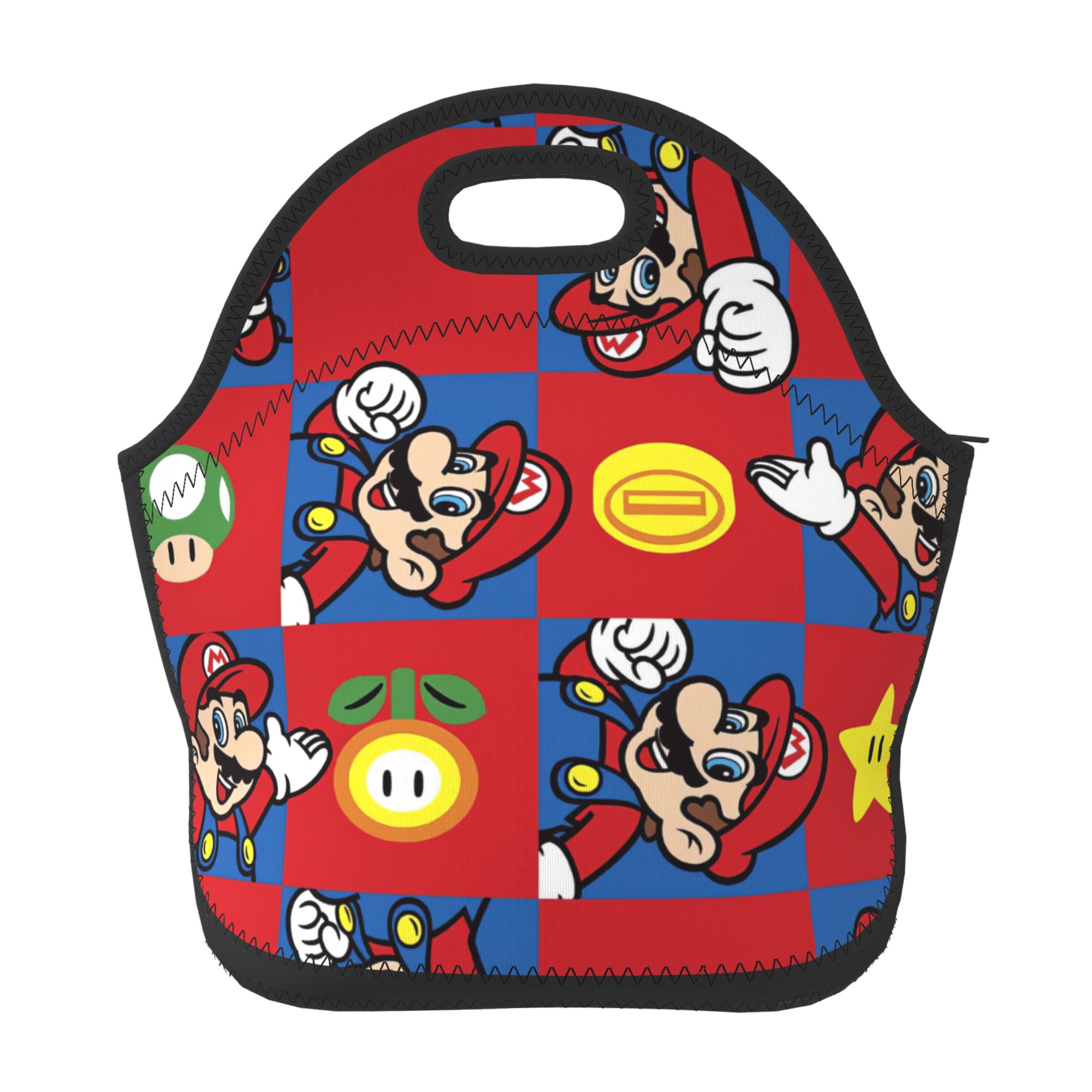 Super Mario Lunch Bag Lunch Box Insulated Neoprene Leakproof Insulated ...
