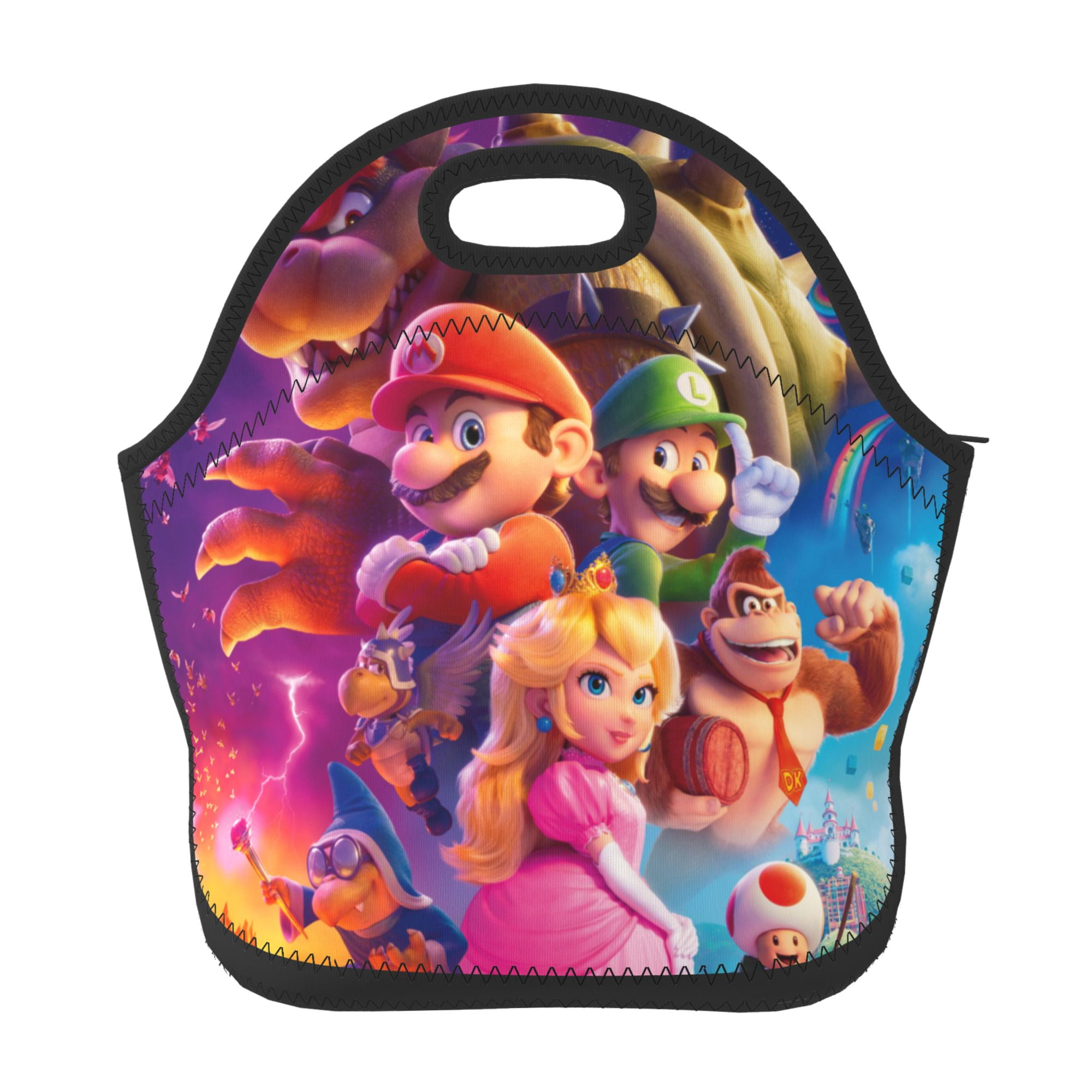 Super Mario Lunch Bag Lunch Box Insulated Neoprene Leakproof Insulated ...