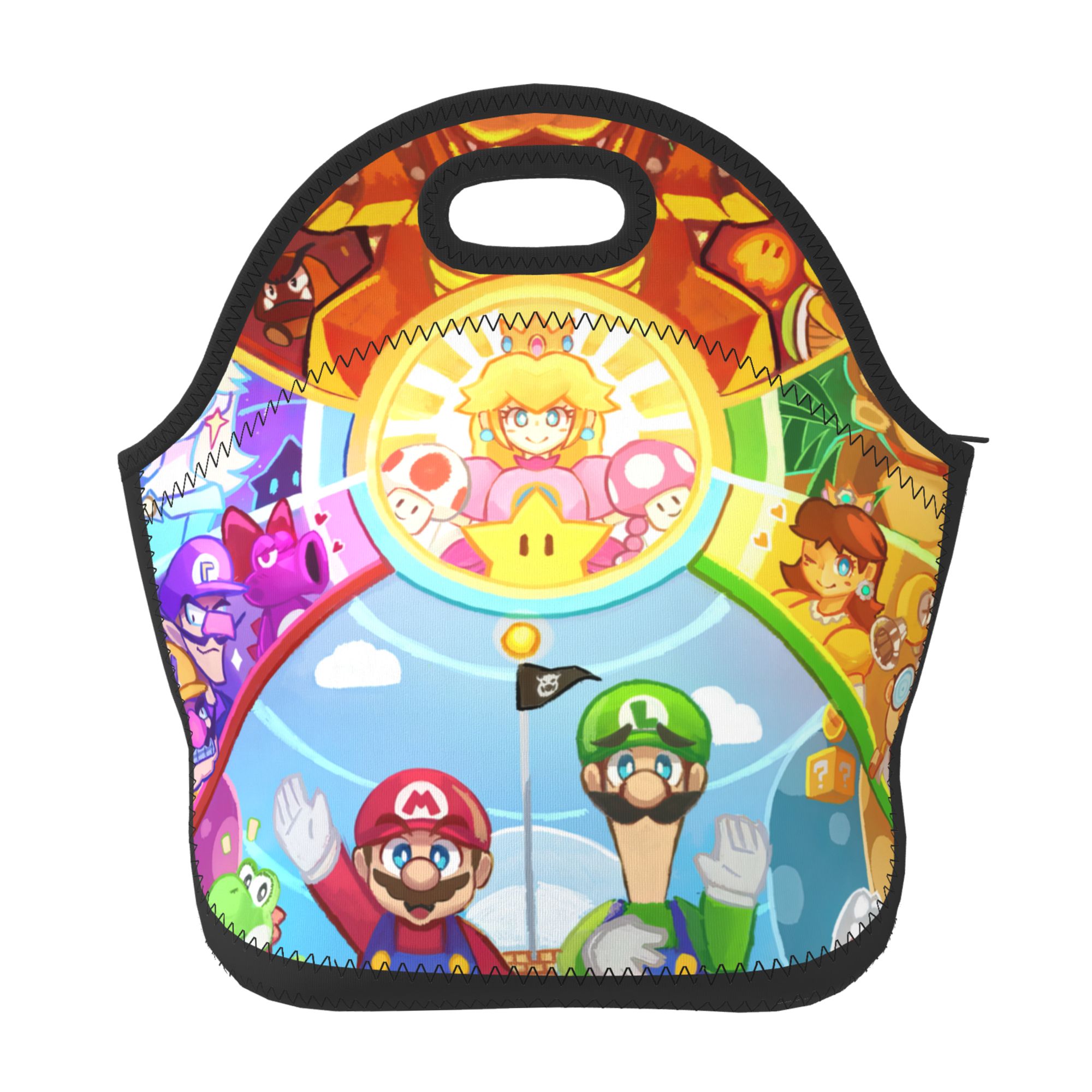 Super Mario Lunch Bag Lunch Box Insulated Neoprene Leakproof Insulated ...
