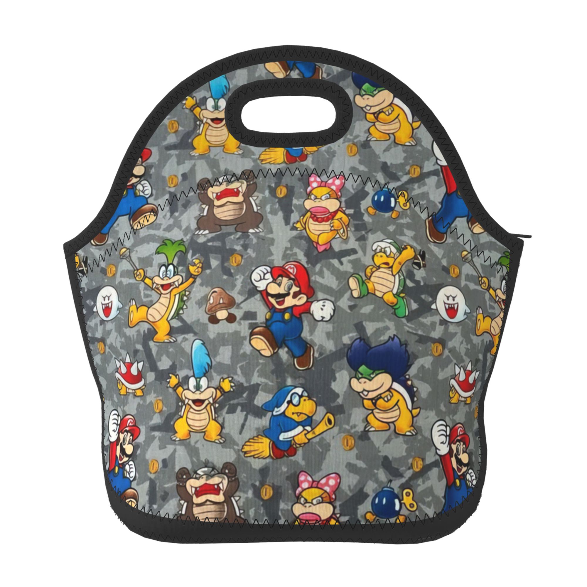 Super Mario Lunch Bag Lunch Box Insulated Neoprene Leakproof Insulated ...