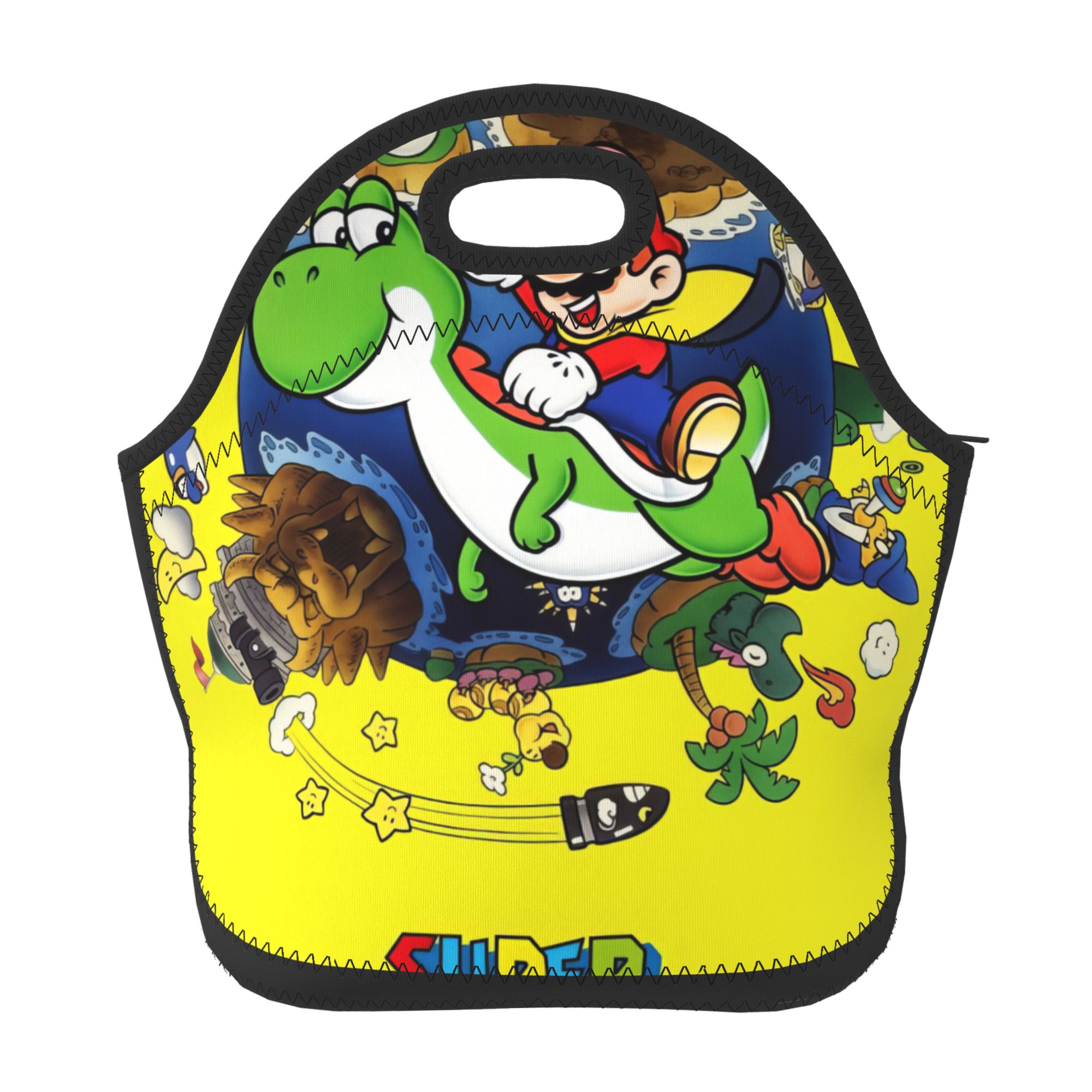 Super Mario Lunch Bag Lunch Box Insulated Neoprene Leakproof Insulated ...