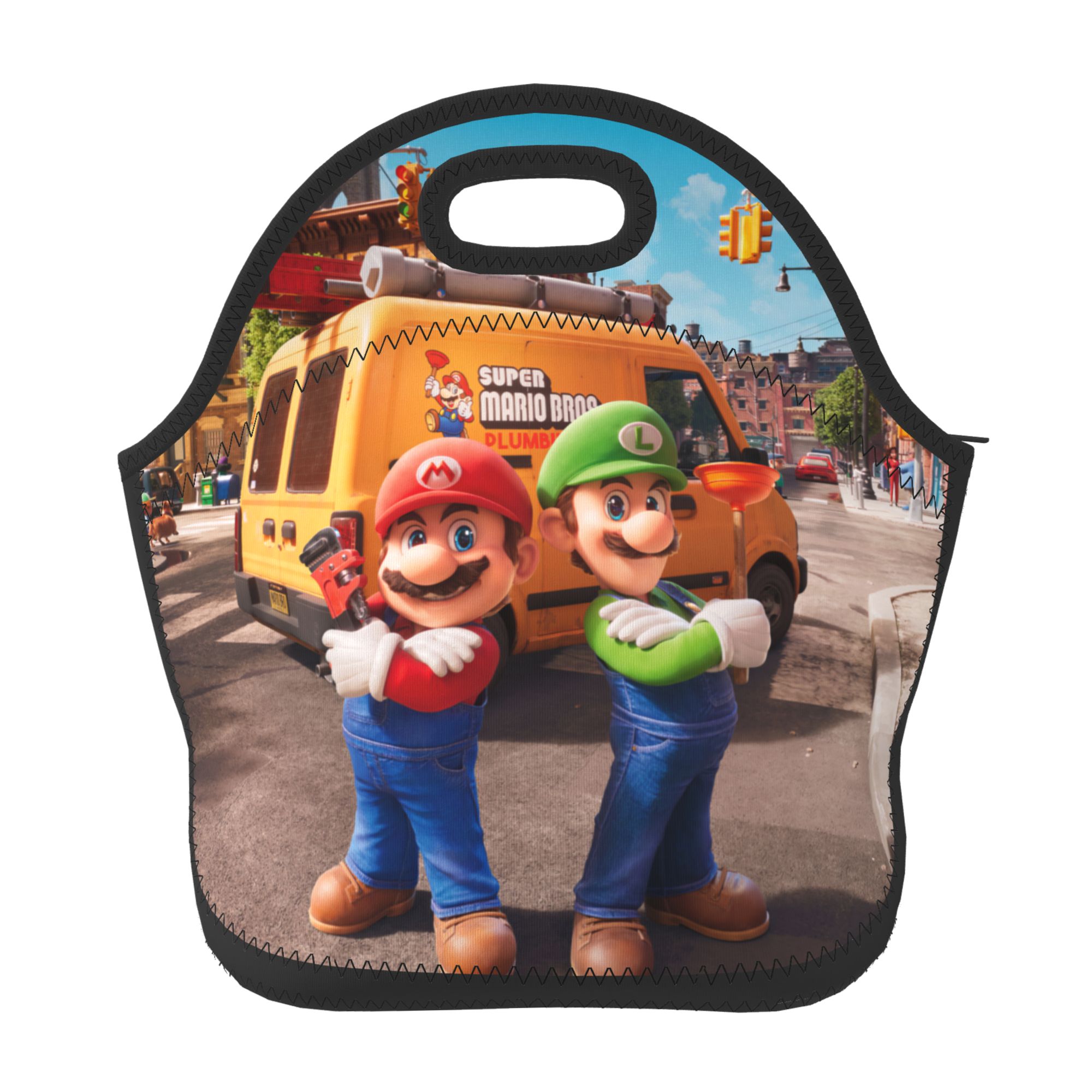 Super Mario Lunch Bag Lunch Box Insulated Neoprene Leakproof Insulated ...