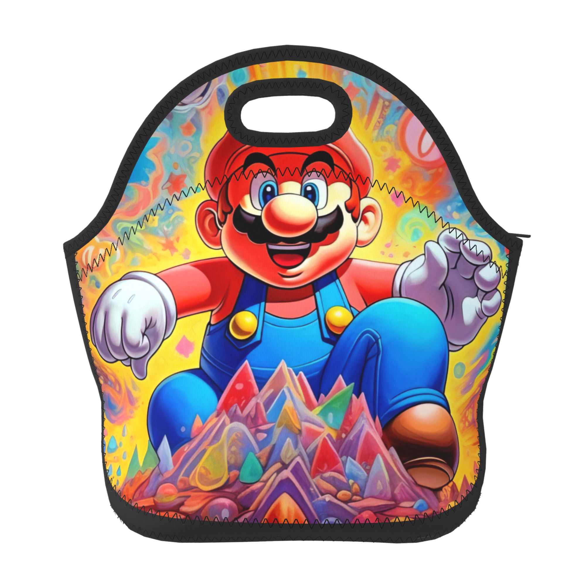 Super Mario Lunch Bag Lunch Box Insulated Neoprene Leakproof Insulated ...