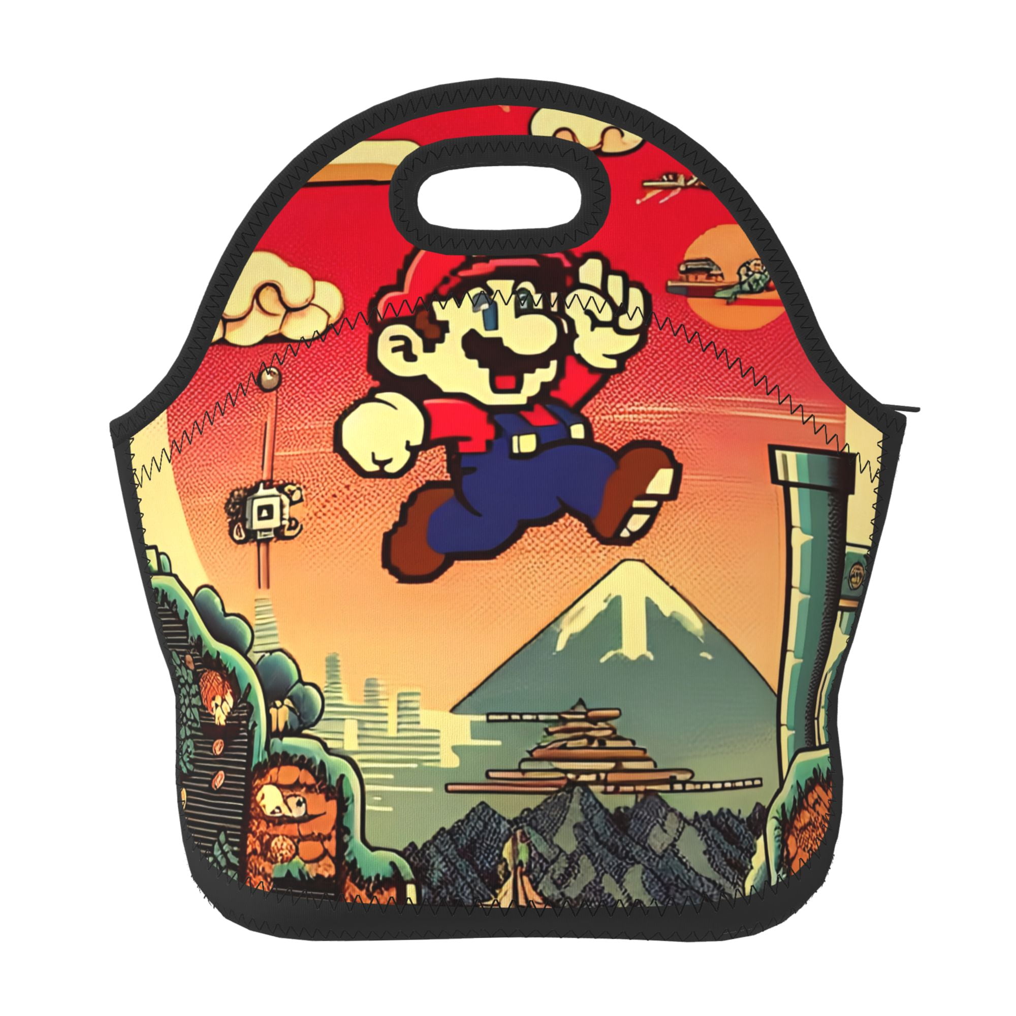 Super Mario Lunch Bag Lunch Box Insulated Neoprene Leakproof Insulated ...