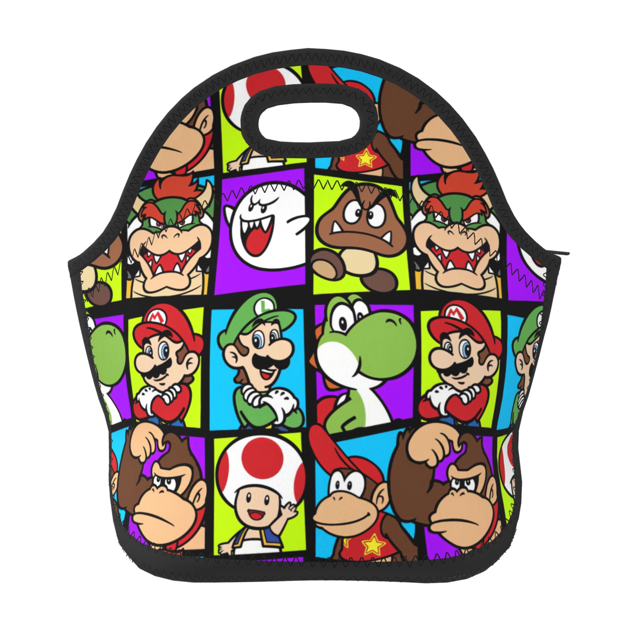 Super Mario Lunch Bag Lunch Box Insulated Neoprene Leakproof Insulated ...