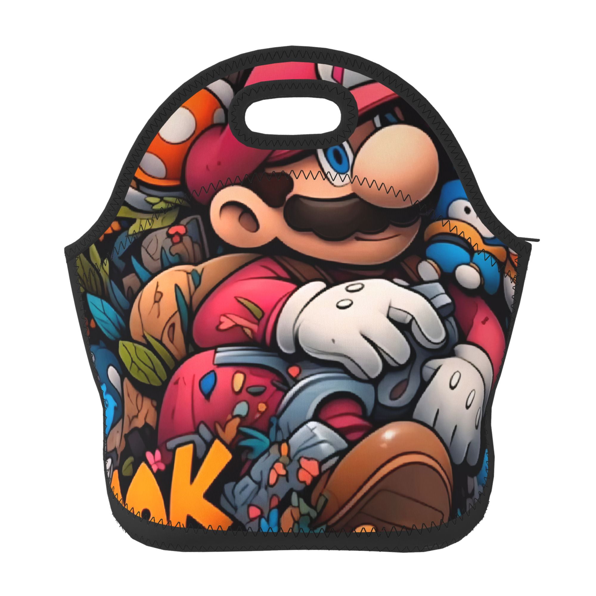 Super Mario Lunch Bag Lunch Box Insulated Neoprene Leakproof Insulated ...