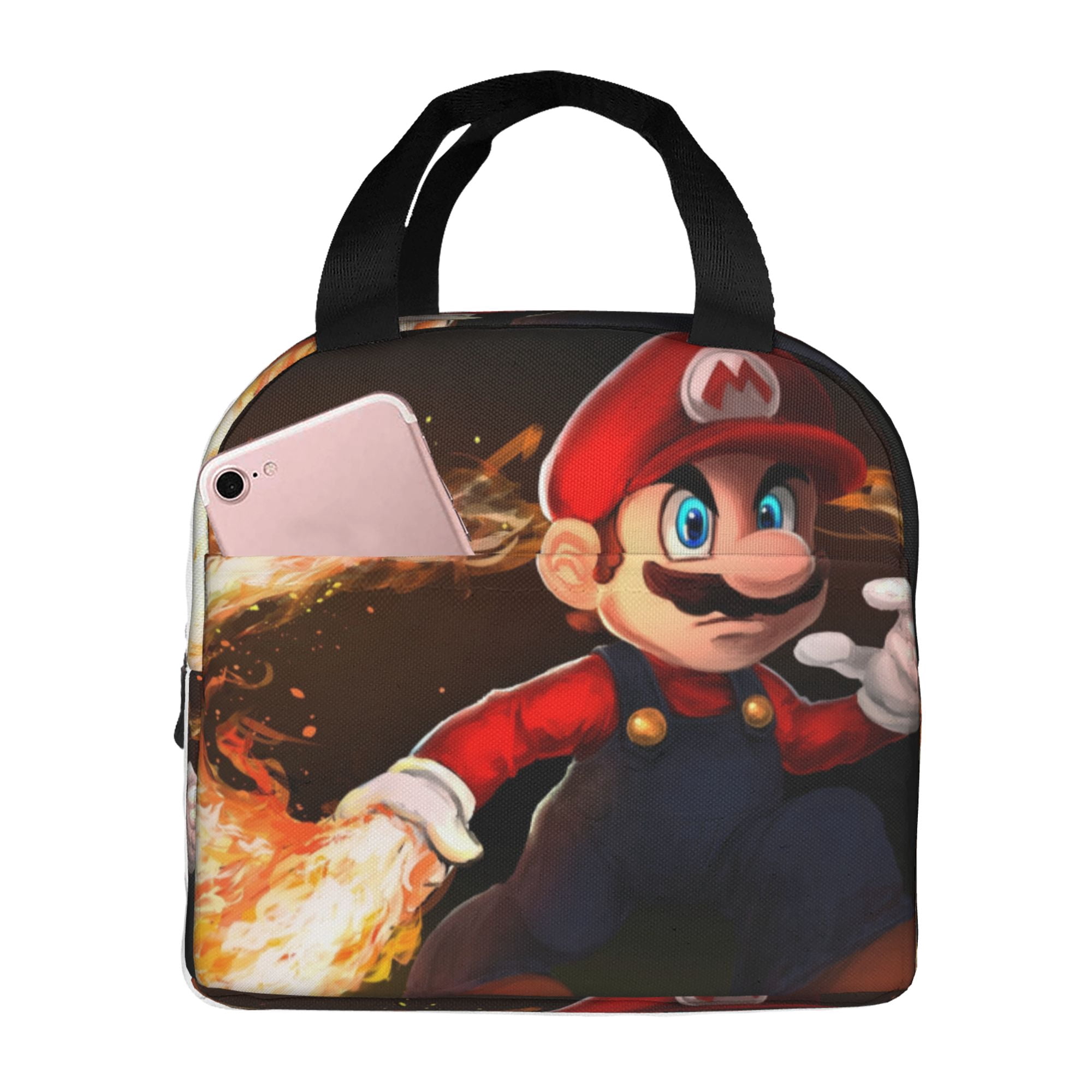Super Mario Lunch Bag Lunch Bag Tote Bag Insulated Lunch Box Picnic ...
