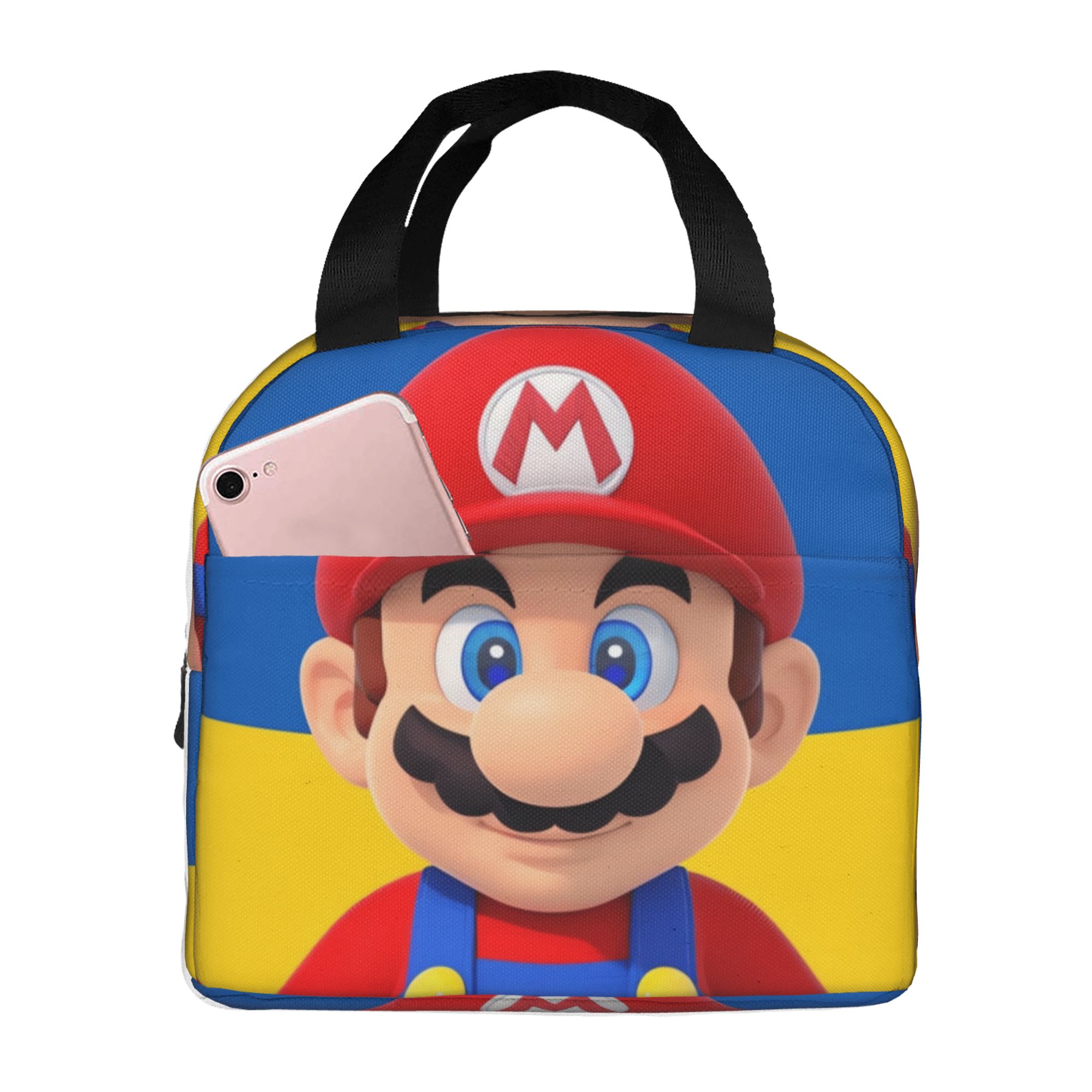 Super Mario Lunch Bag Lunch Bag Tote Bag Insulated Lunch Box Picnic ...