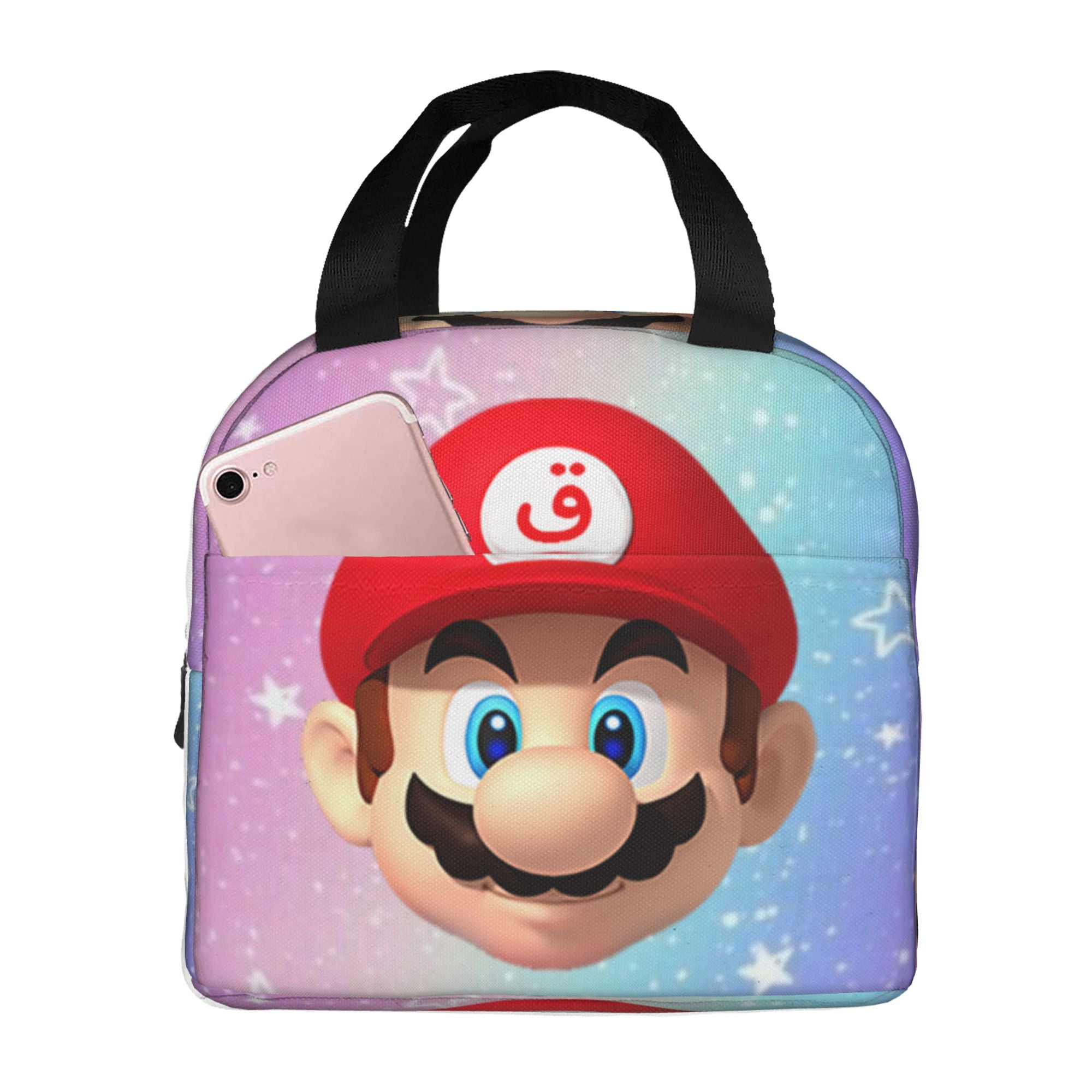 Super Mario Lunch Bag Lunch Bag Tote Bag Insulated Lunch Box Picnic ...
