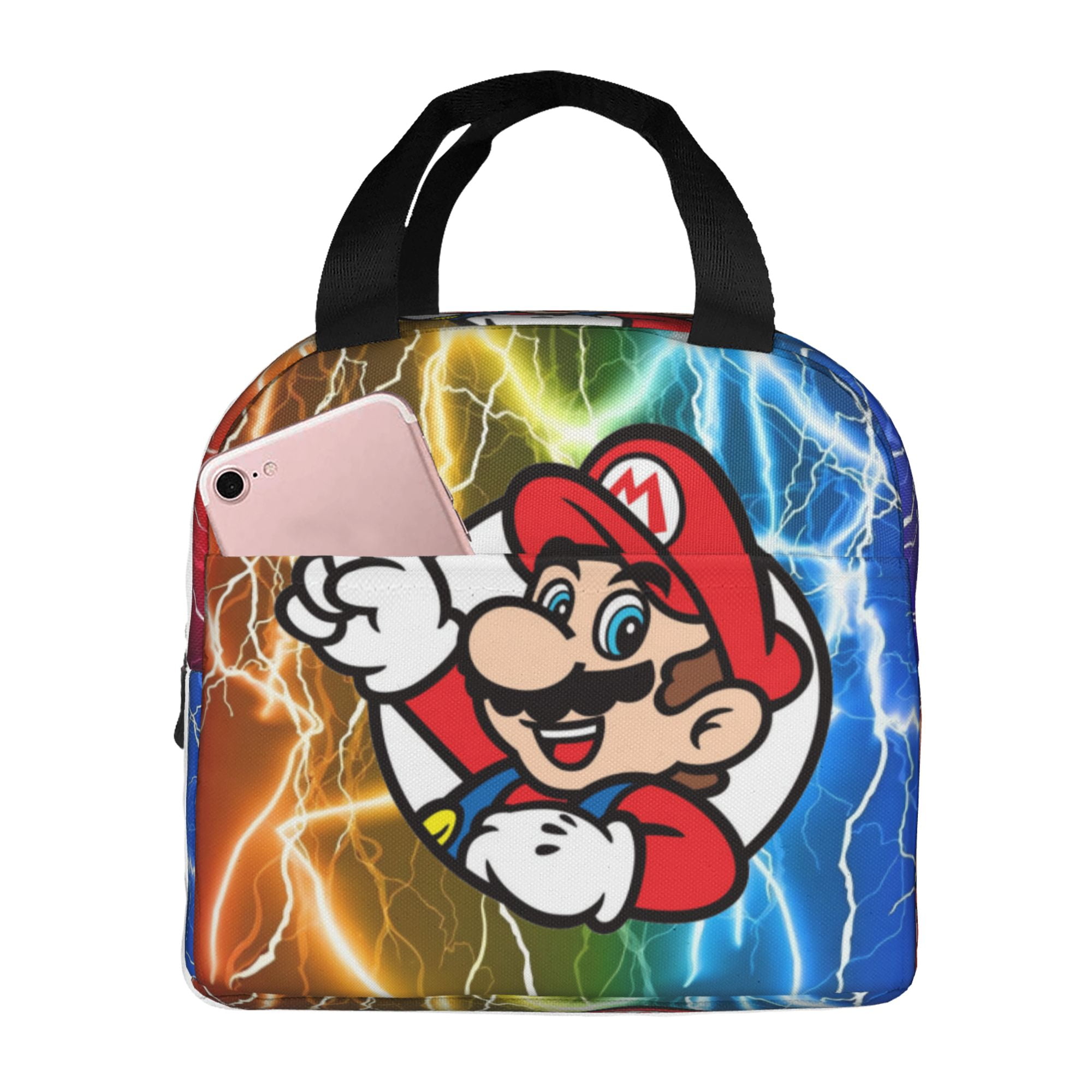 Super Mario Lunch Bag Lunch Bag Tote Bag Insulated Lunch Box Picnic ...