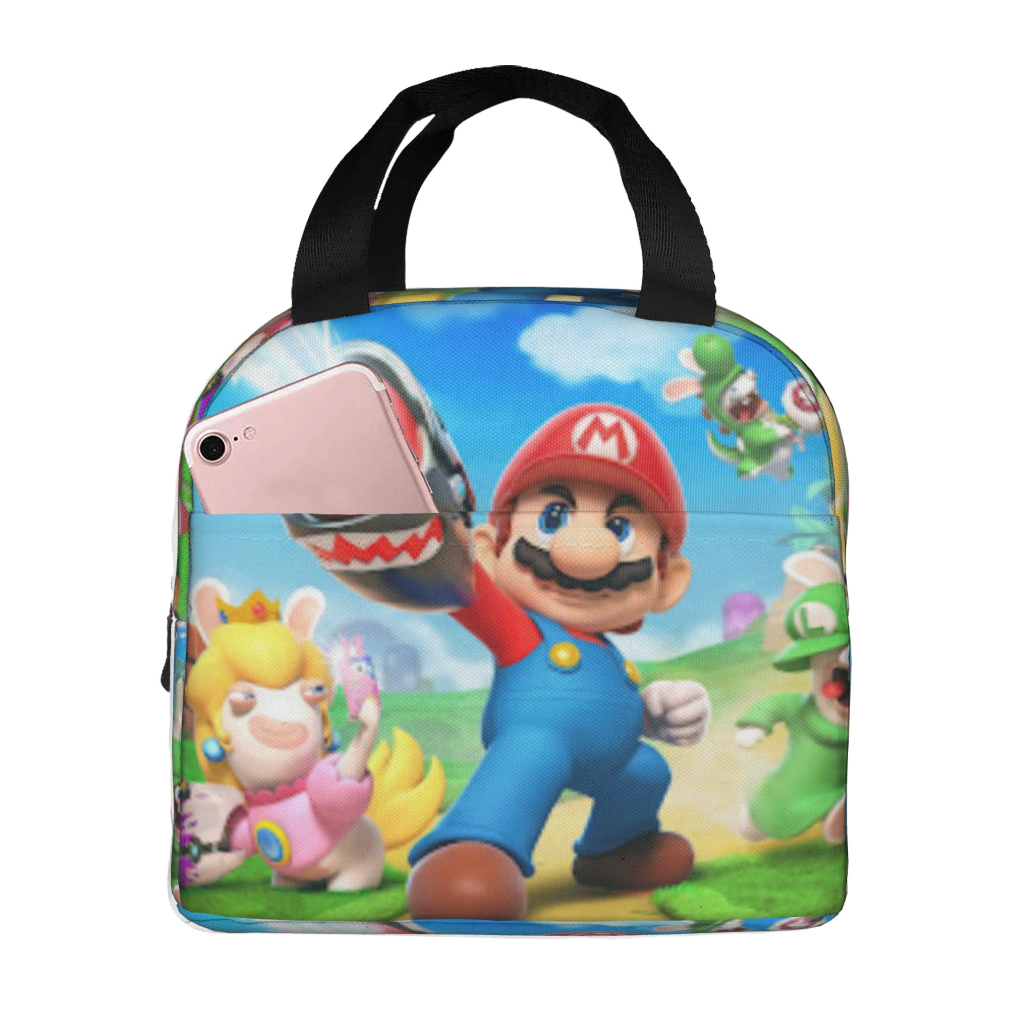 Super Mario Lunch Bag Lunch Bag Tote Bag Insulated Lunch Box Picnic ...