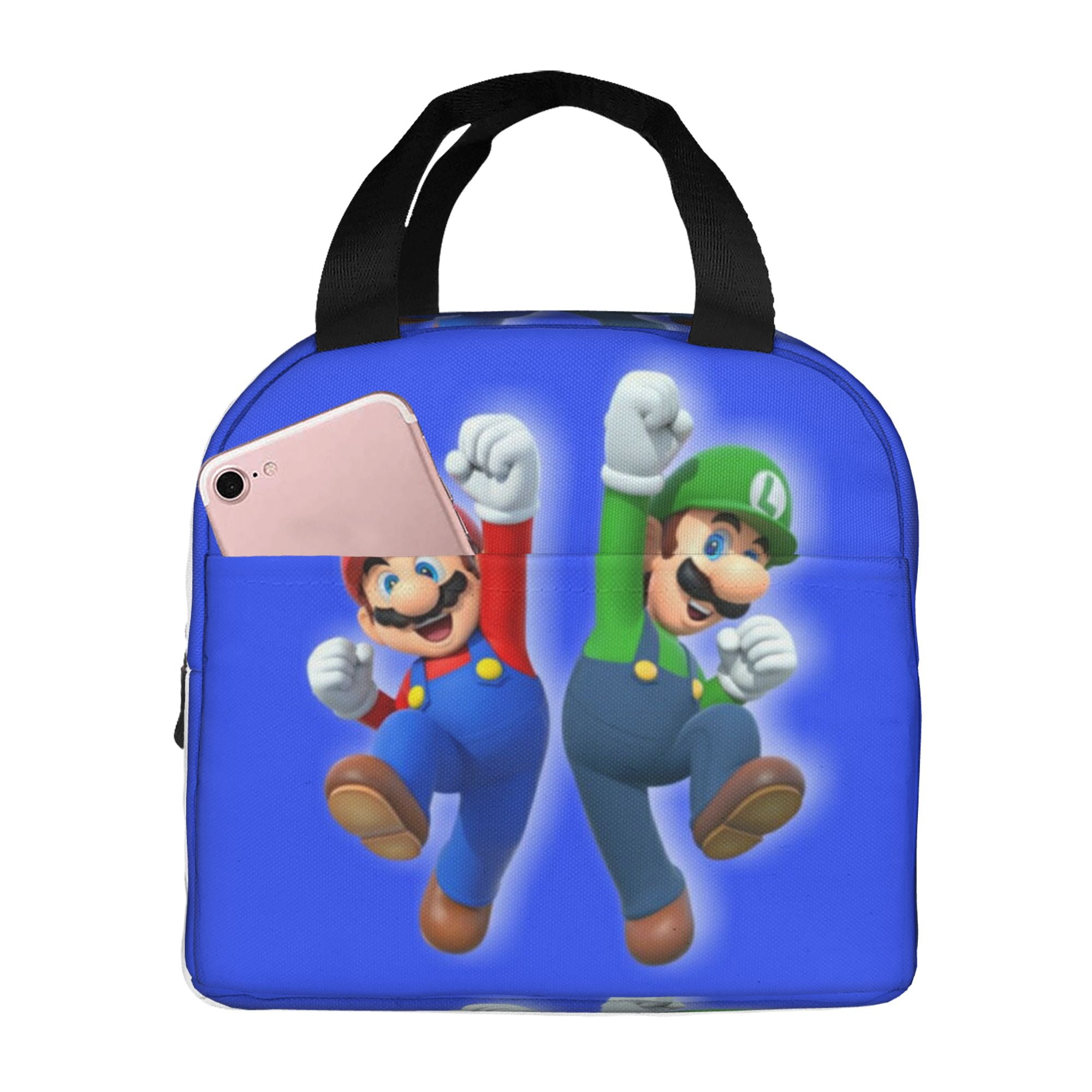 Super Mario Lunch Bag Lunch Bag Tote Bag Insulated Lunch Box Picnic ...