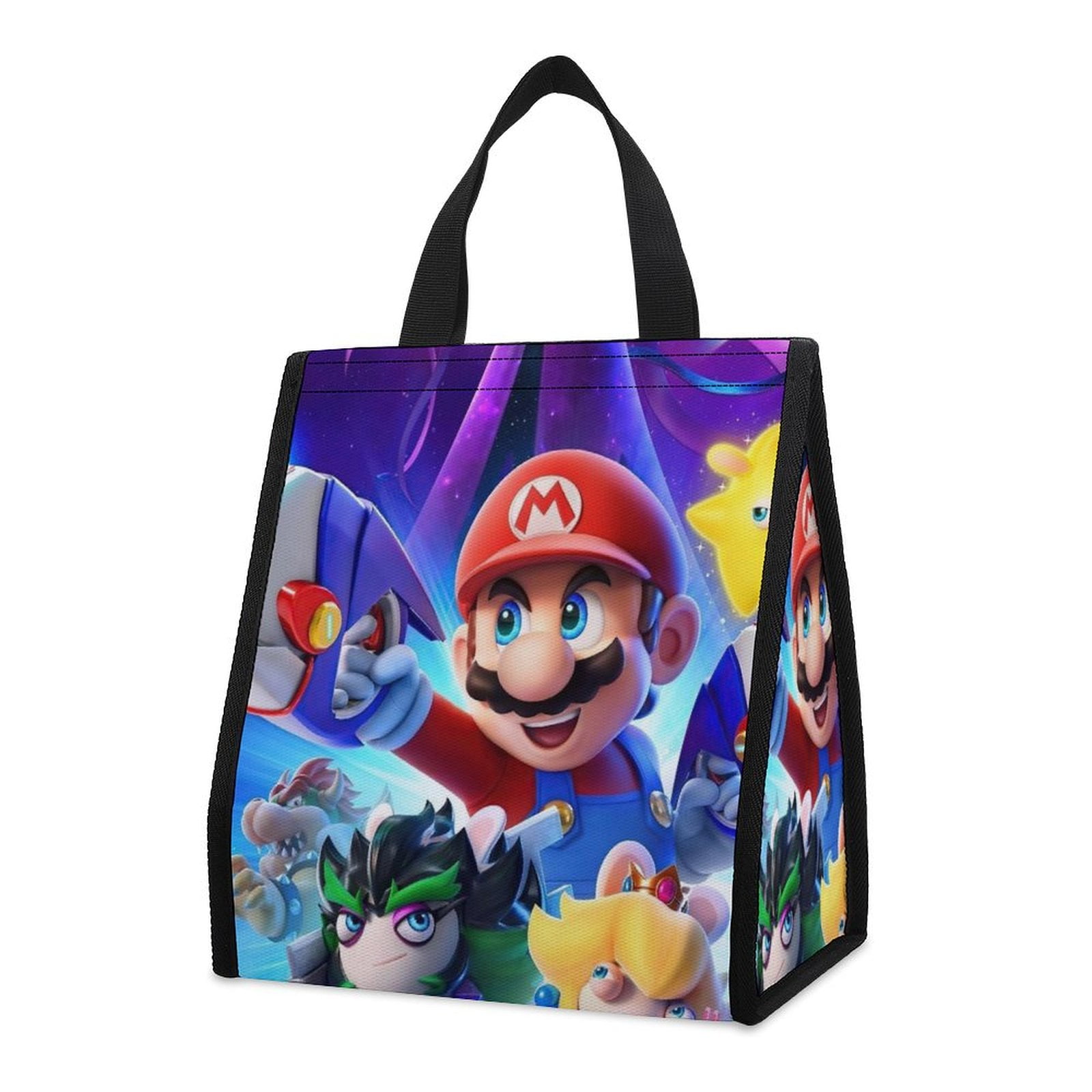 Super Mario Lunch Bag Reusable Portable Lunch Tote Thermal Lunch Box ...