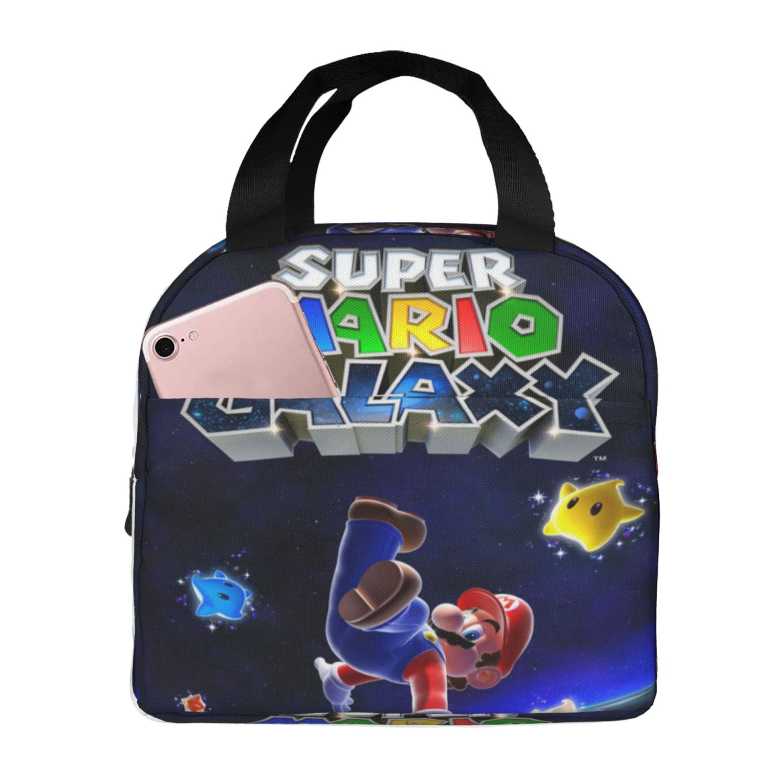 Super Mario Lunch Bag Waterproof Insulated Lunch Box Reusable Bento Bag ...