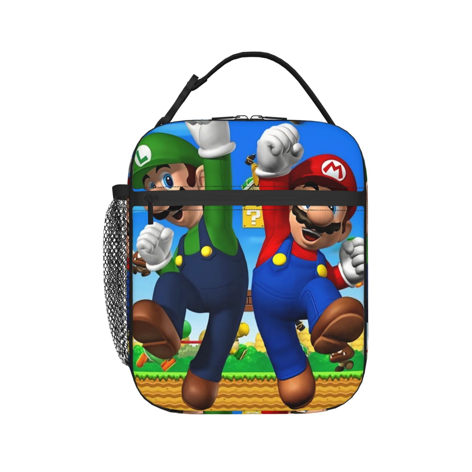 Super Mario Lunch Bag for Reusable Box Insulated Thermal Lunch Tote Bag ...
