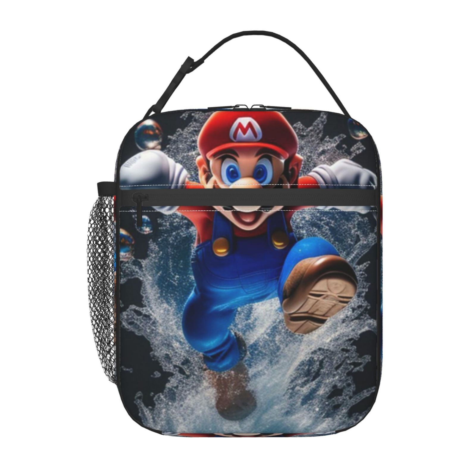 Super Mario Lunch Bags Portable Insulated Lunch Box Organizer Lunch ...