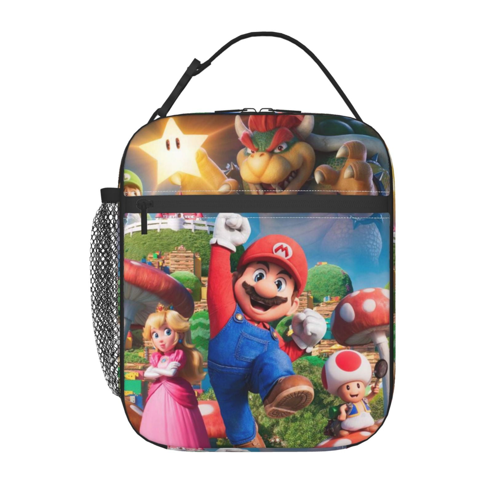 Super Mario Lunch Bags Portable Insulated Lunch Box Organizer Lunch ...