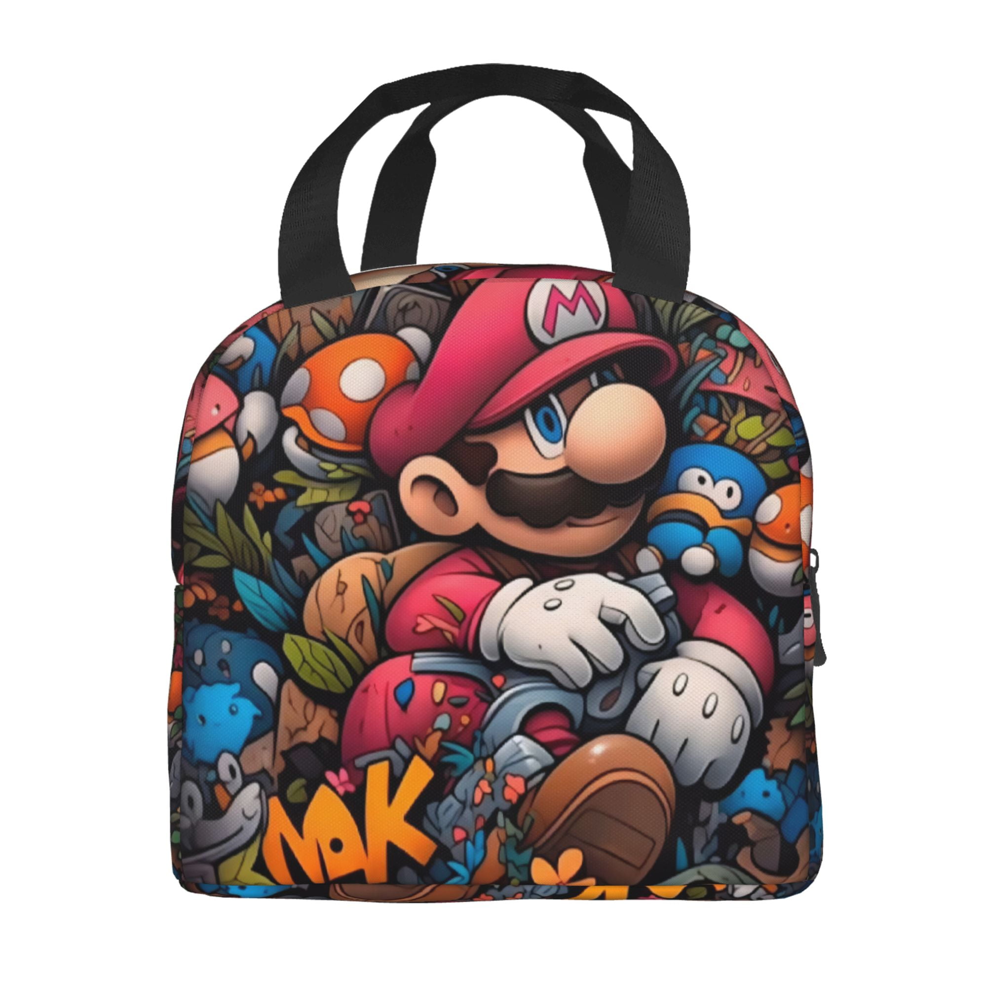 Super Mario Lunch Box Lunch Bag Thickened Lunch Tote Reusable Insulated ...