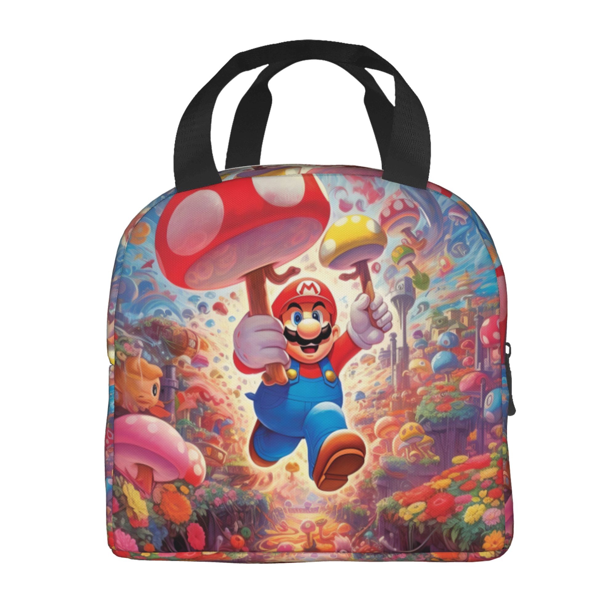 Super Mario Lunch Box Lunch Bag Thickened Lunch Tote Reusable Insulated ...