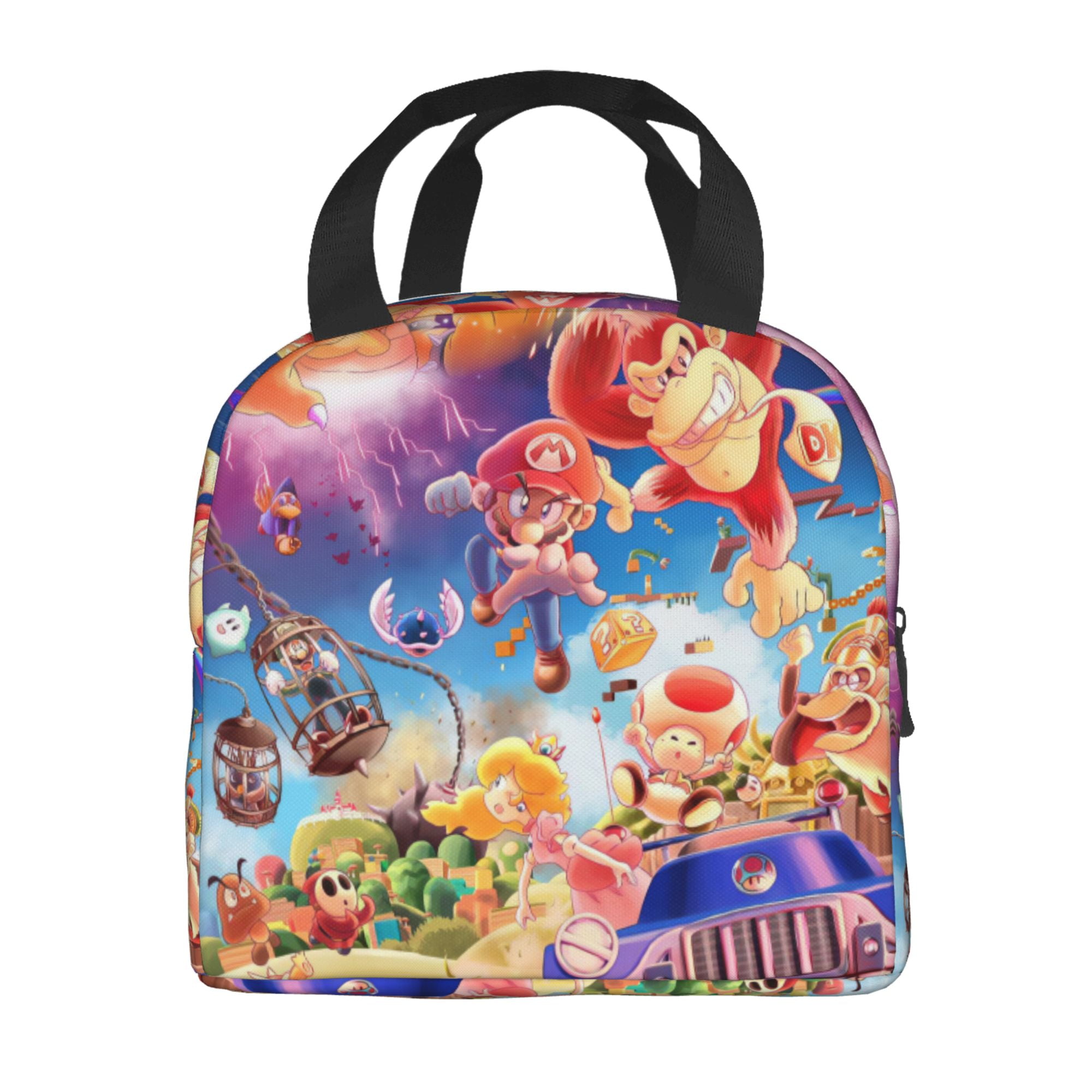 Super Mario Lunch Box Lunch Bag Thickened Lunch Tote Reusable Insulated ...