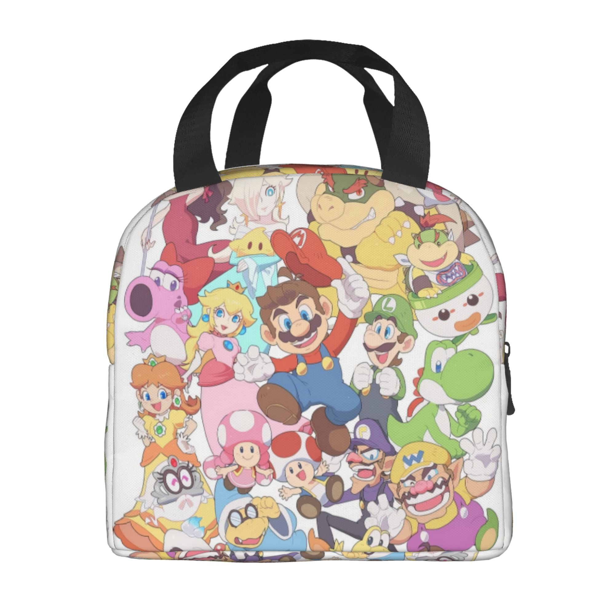 Super Mario Lunch Box Lunch Bag Thickened Lunch Tote Reusable Insulated ...