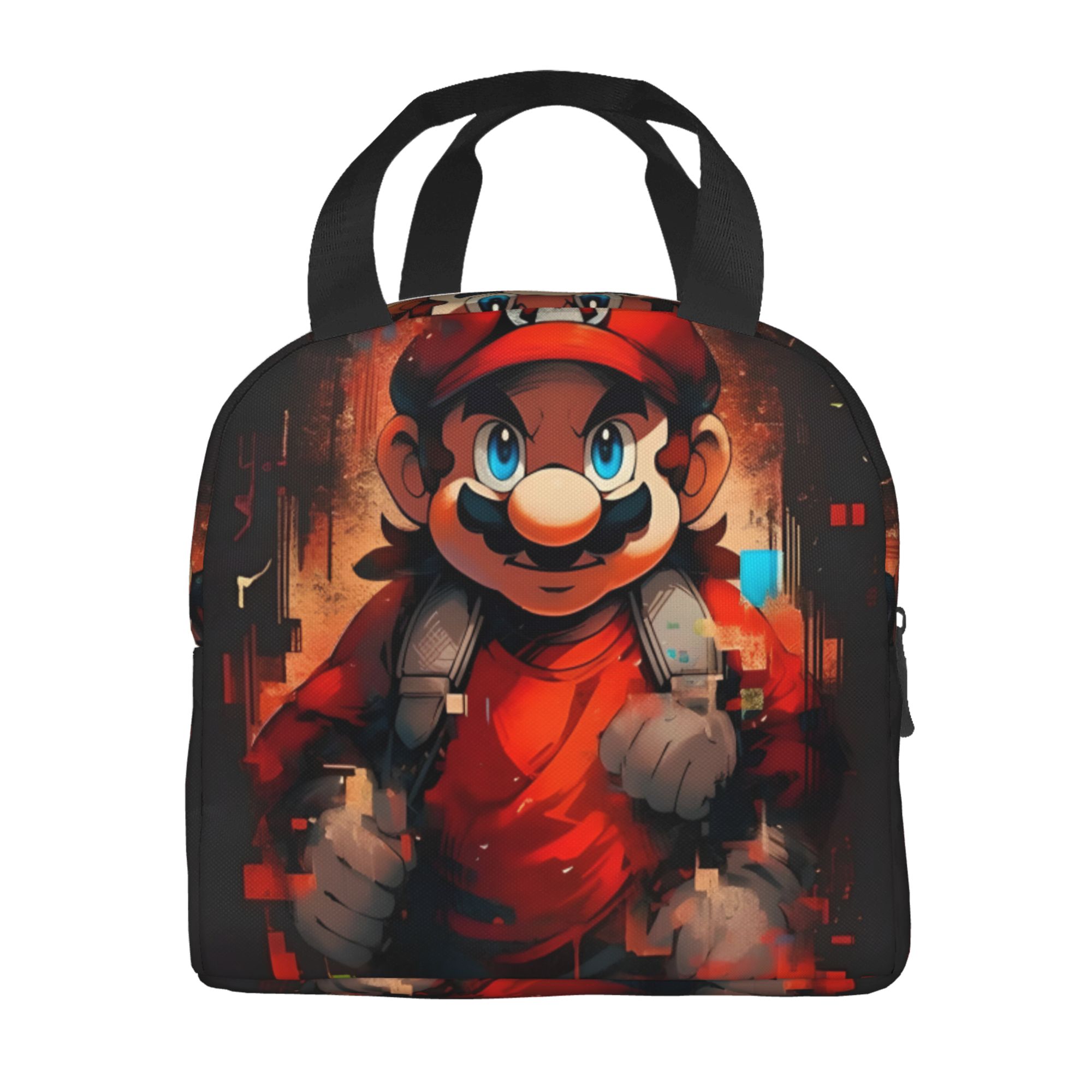 Super Mario Lunch Box Lunch Bag Thickened Lunch Tote Reusable Insulated ...