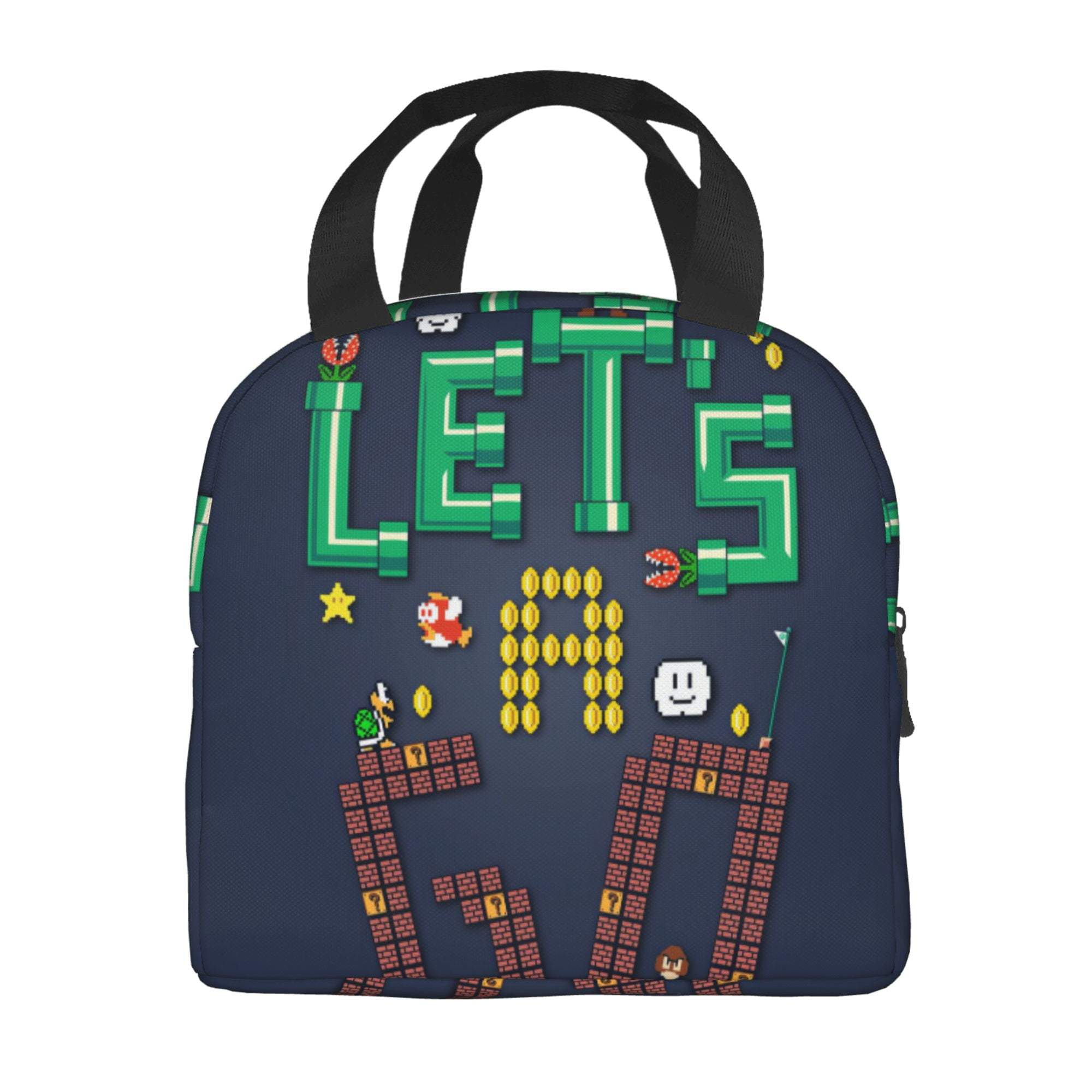 Super Mario Lunch Box Lunch Bag Thickened Lunch Tote Reusable Insulated ...