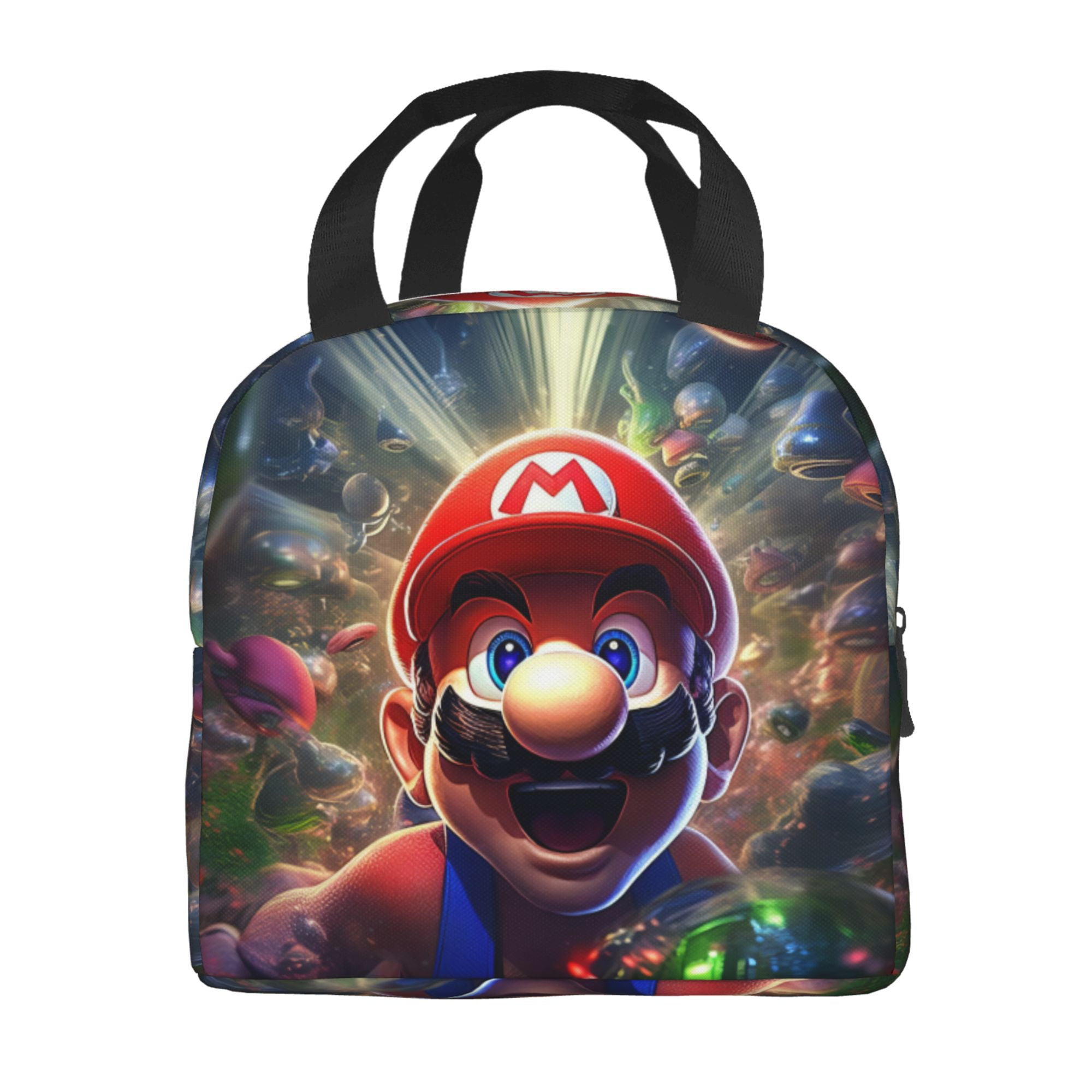 Super Mario Lunch Box Lunch Bag Thickened Lunch Tote Reusable Insulated ...