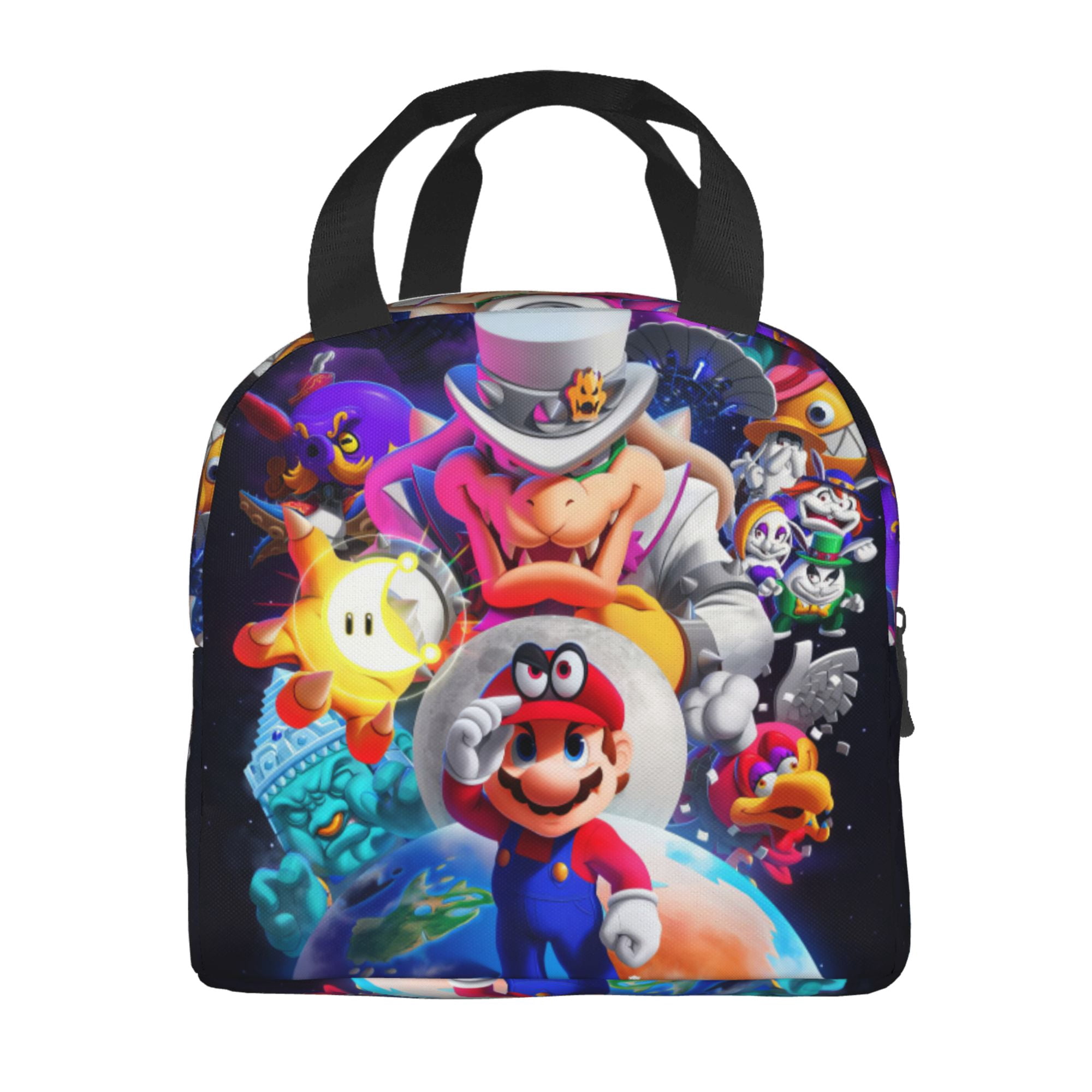 Super Mario Lunch Box Lunch Bag Thickened Lunch Tote Reusable Insulated ...