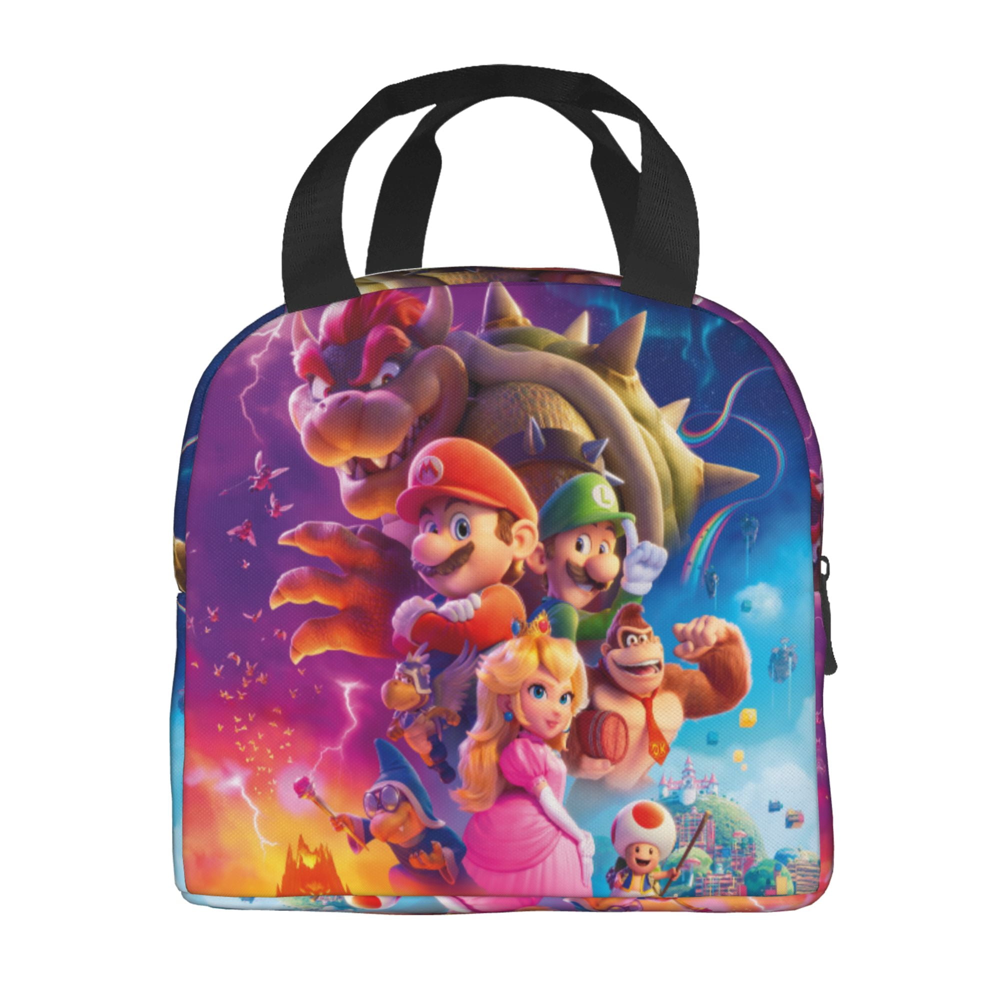 Super Mario Lunch Box Lunch Bag Thickened Lunch Tote Reusable Insulated ...
