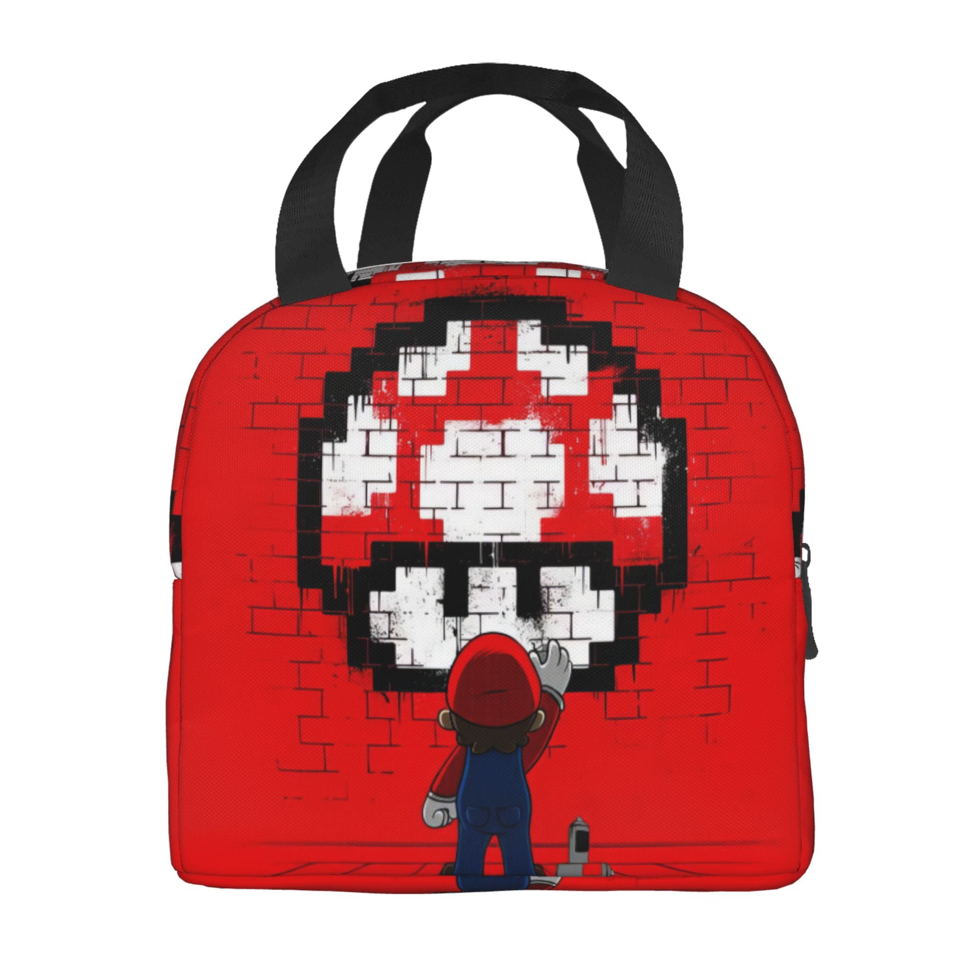 Super Mario Lunch Box Lunch Bag Thickened Lunch Tote Reusable Insulated ...